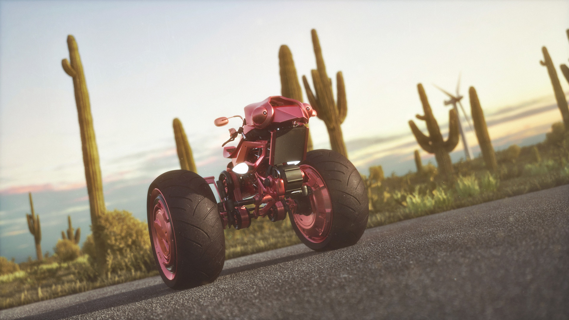 ArtStation - CHAMELEON MOTORCYCLE - FINAL - HDRI SHOT - FStorm Render ...