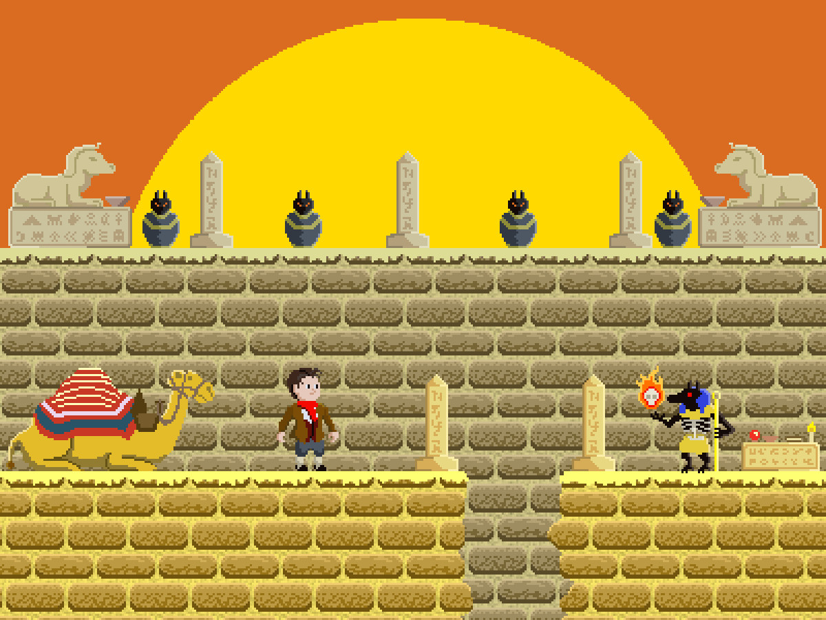 ArtStation - School Project: Pixel Art animation