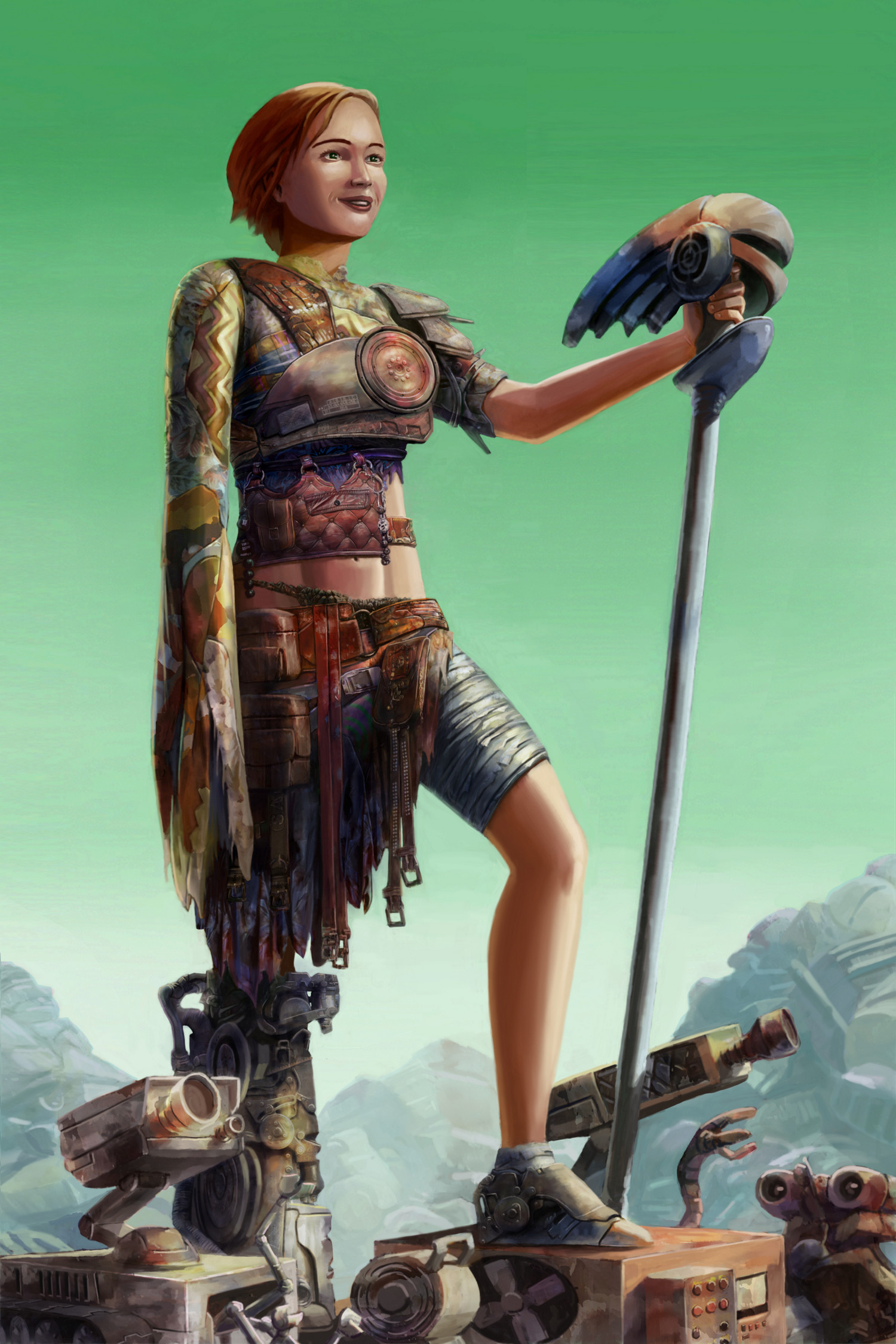 ArtStation - Queen of the Discarded Robots