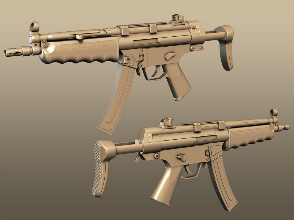 ArtStation - Homefront - MP5N