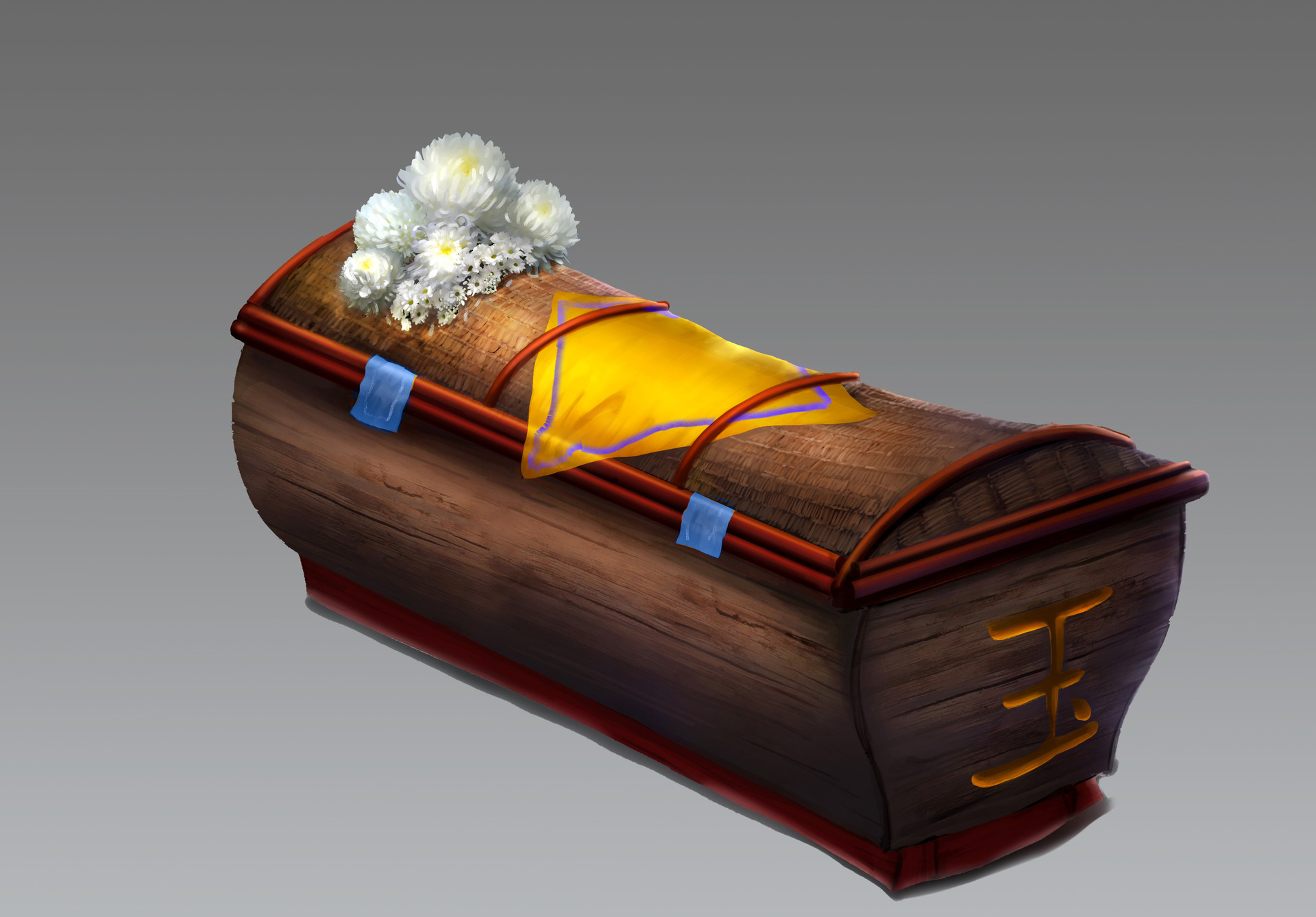 Vian Teow - Coffin Prop Concept Art