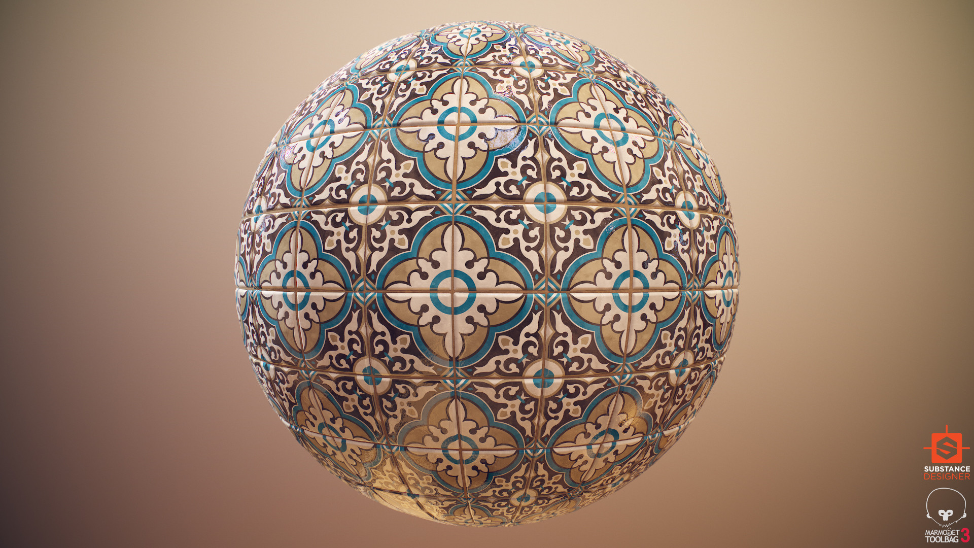 ArtStation - Patterned Tile