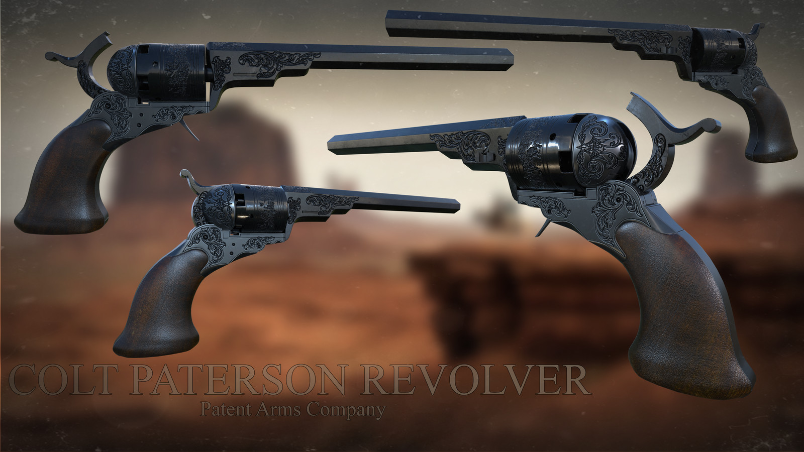 Tim Noftsinger - Mississippi Rifle & Colt Paterson Revolver