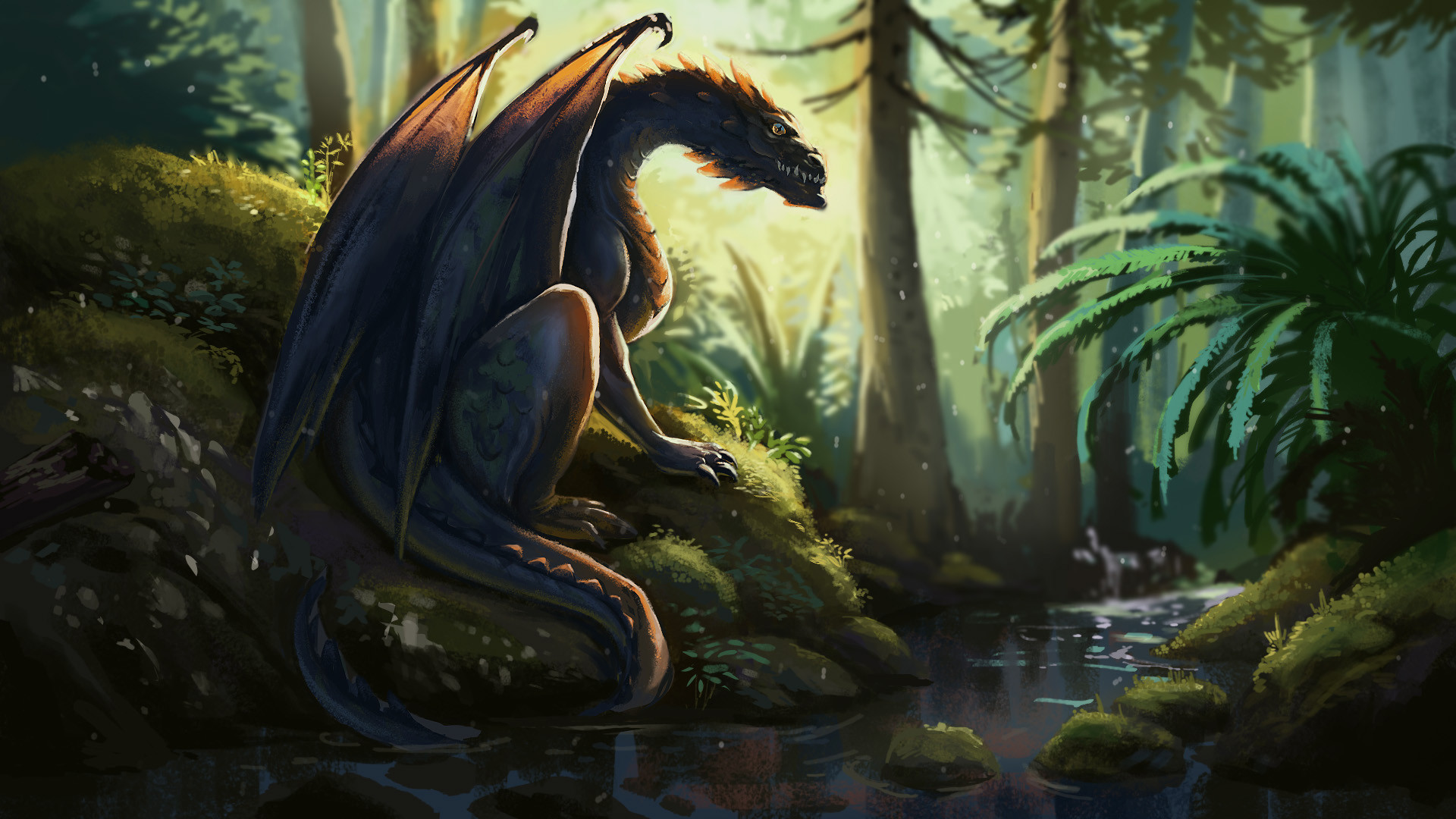 ArtStation - Tiny Dragon