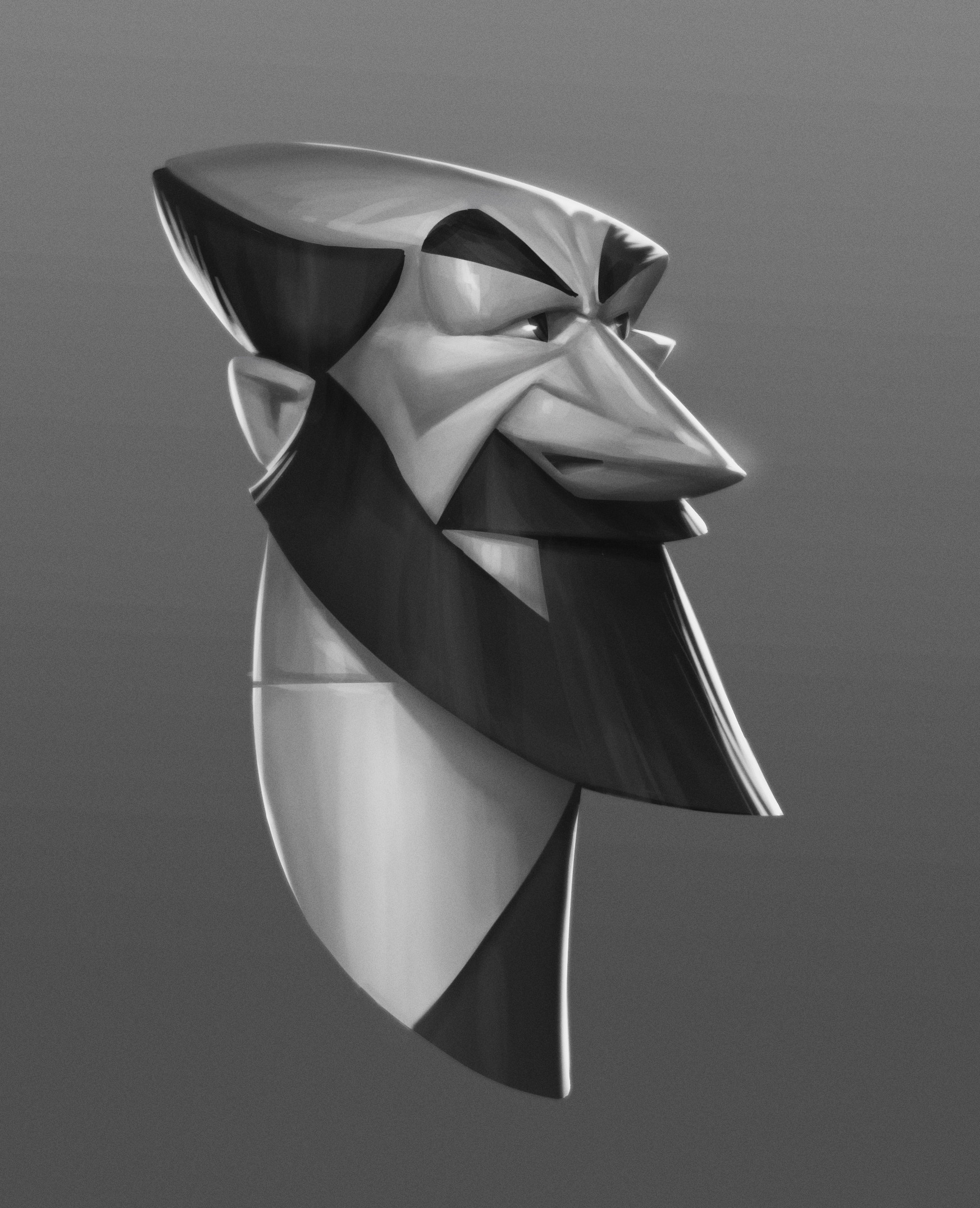 ArtStation - Portrait shape exercise