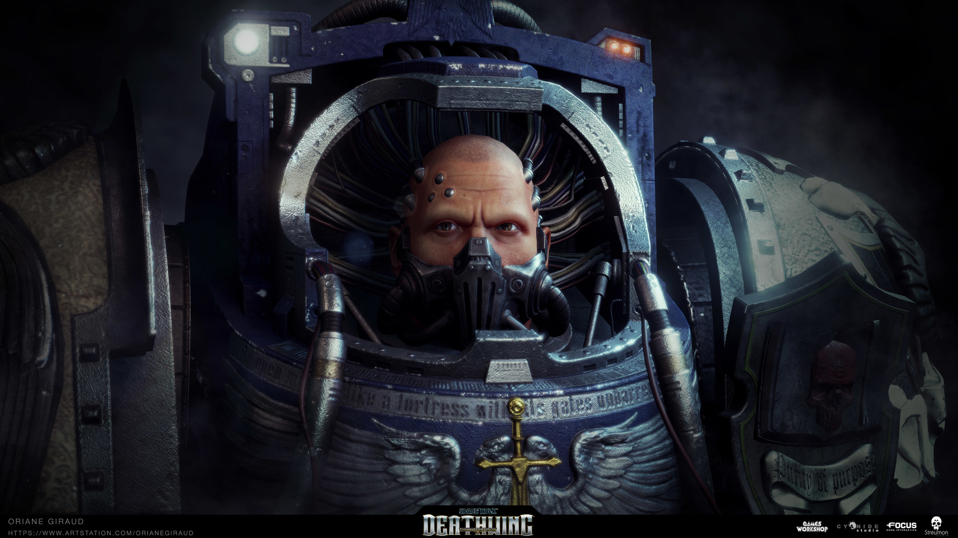 Oriane Giraud - Space Hulk Deathwing - Librarian Heads