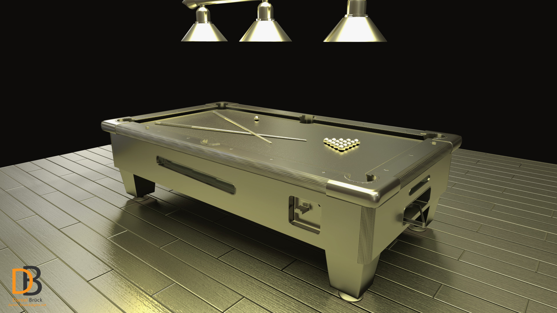 Daniel Brück - Shelti 93 Billiard table