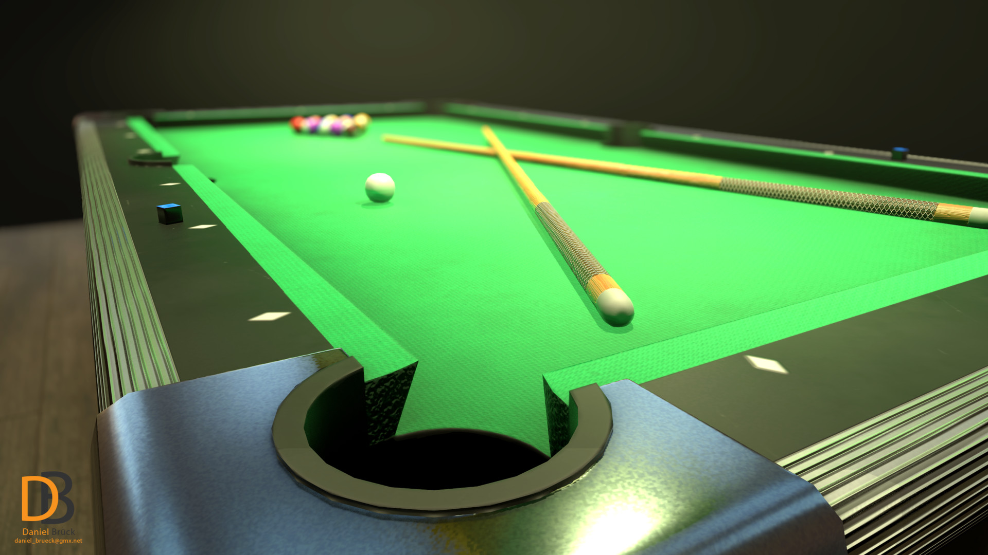 Daniel Brück - Shelti 93 Billiard table
