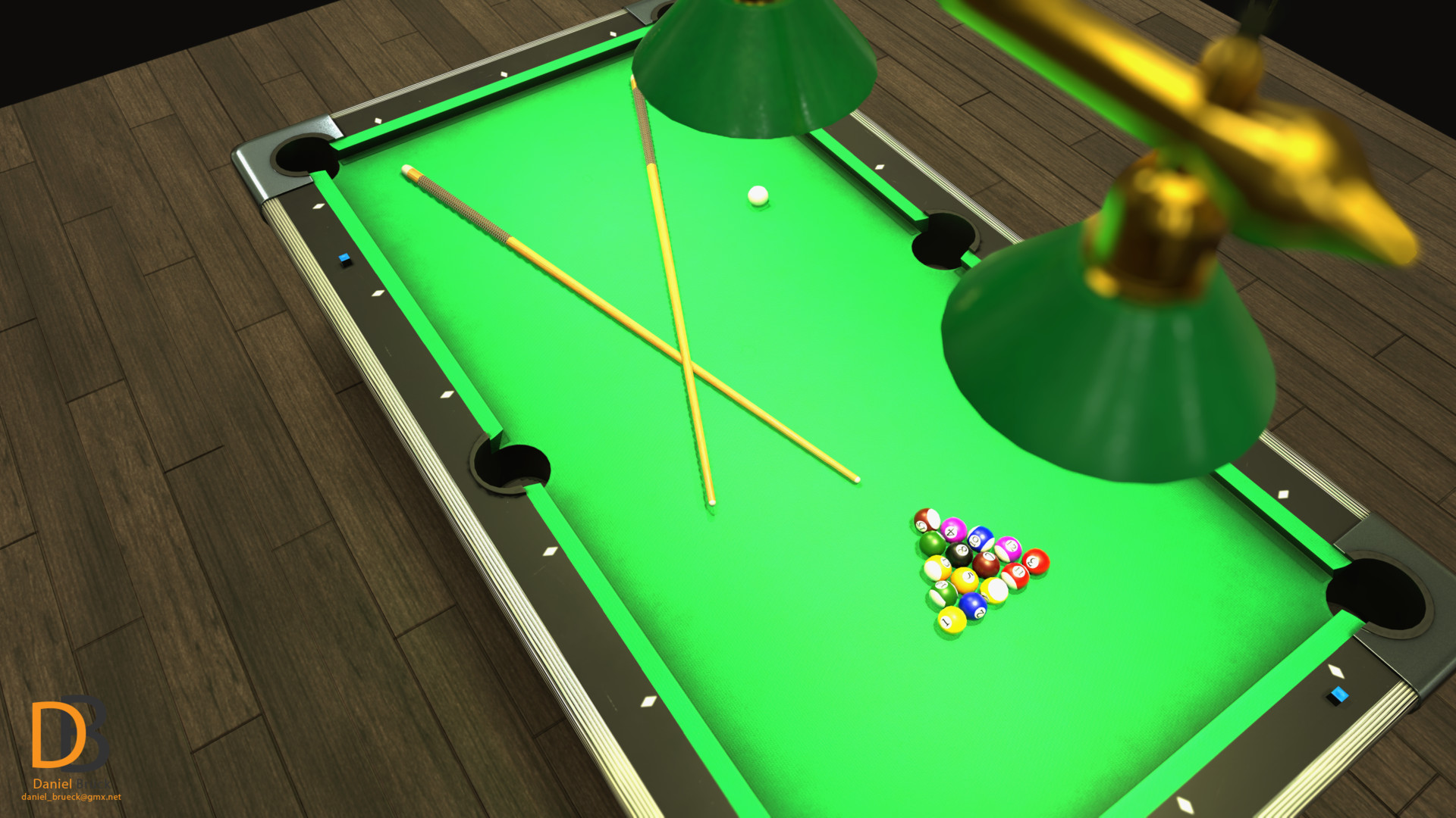 Daniel Brück - Shelti 93 Billiard table