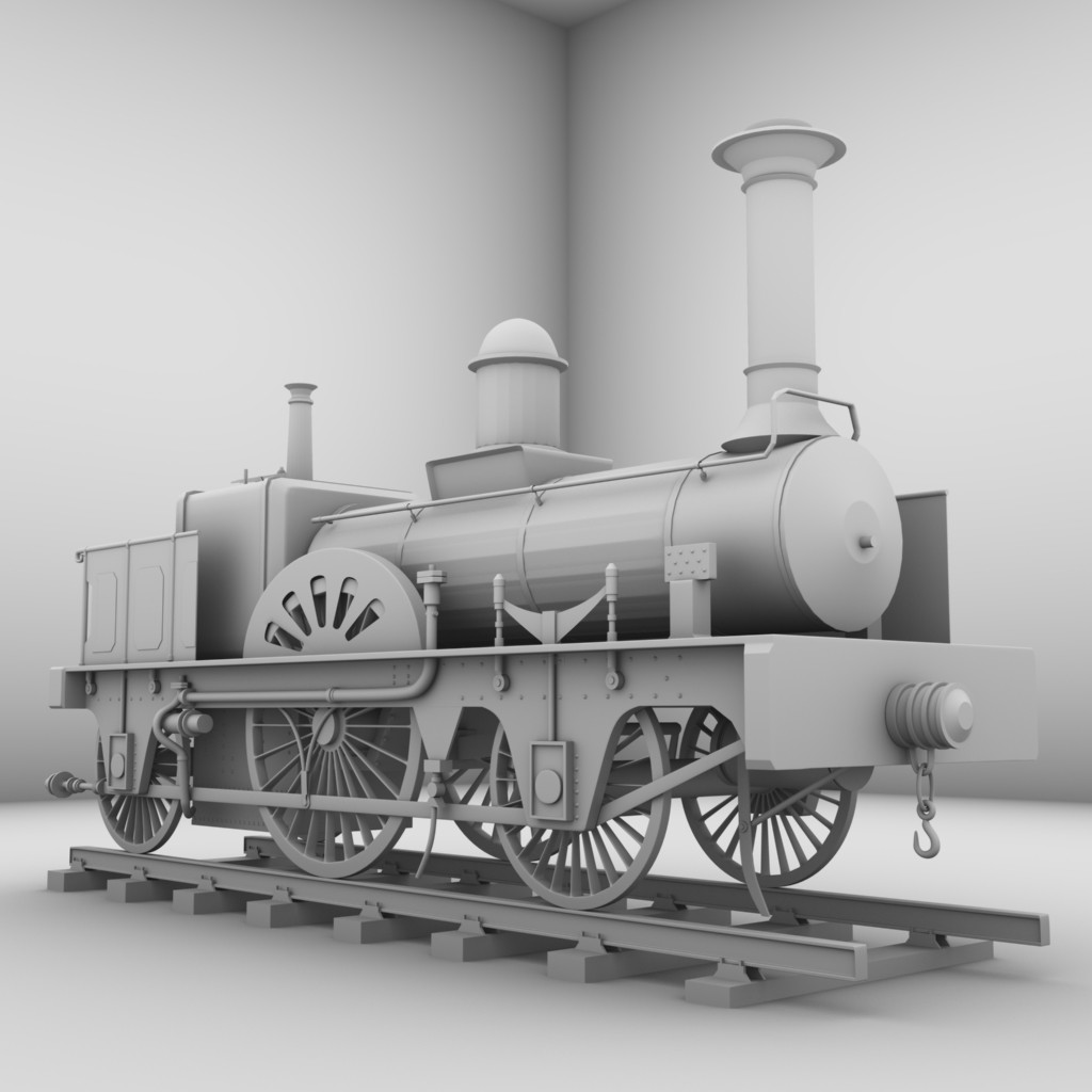 ArtStation - steam engine