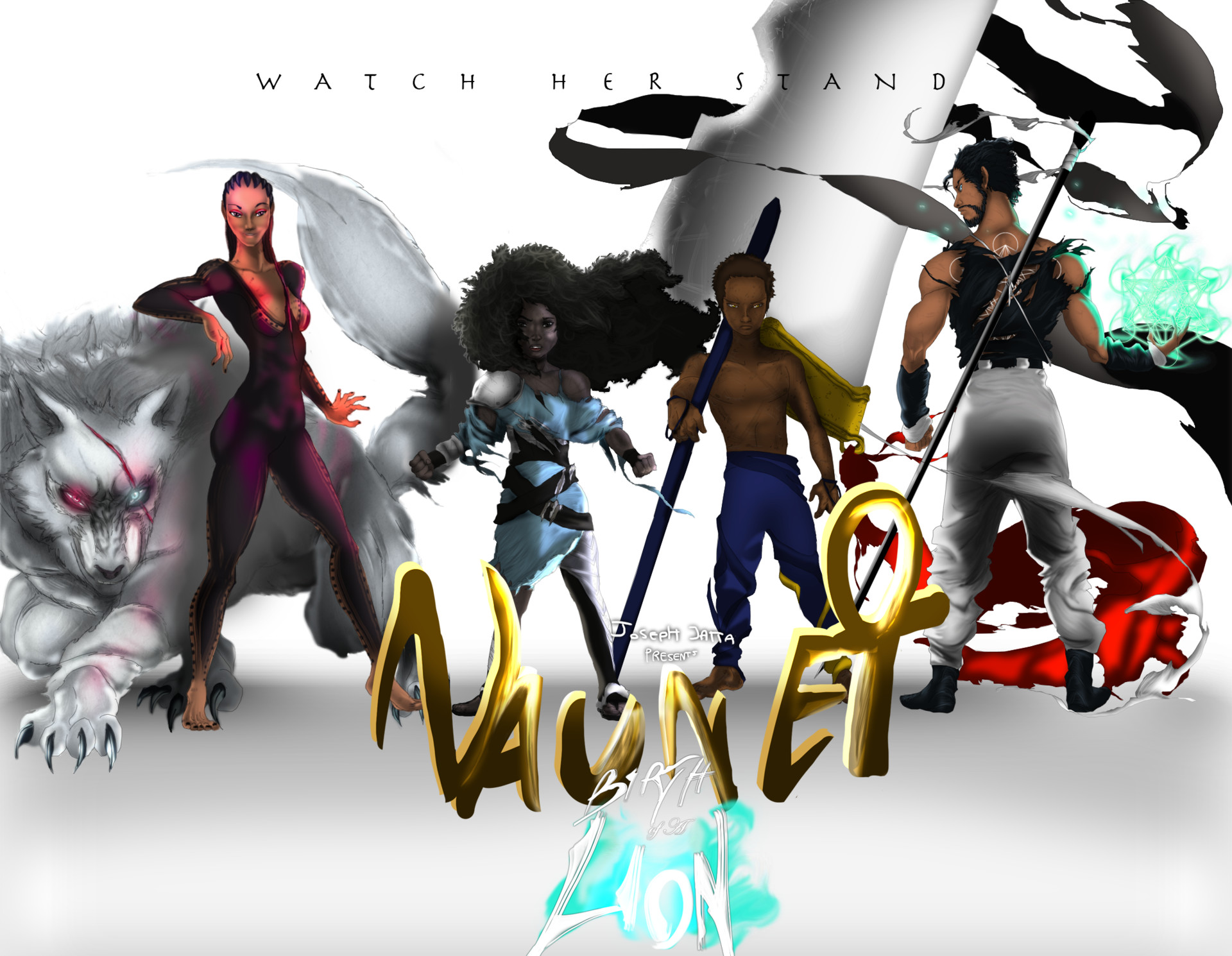 ArtStation - Naunet: Birth of A Lion