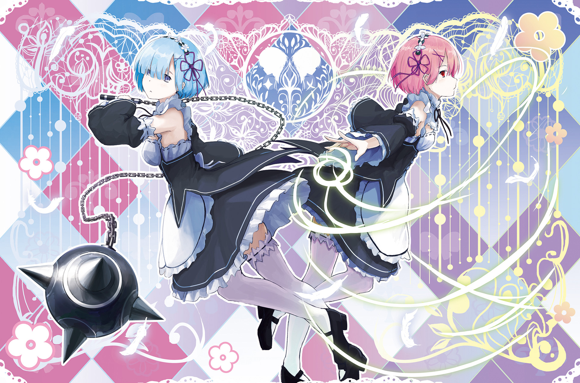 ArtStation - Re: Zero Fan art Rem&Ram