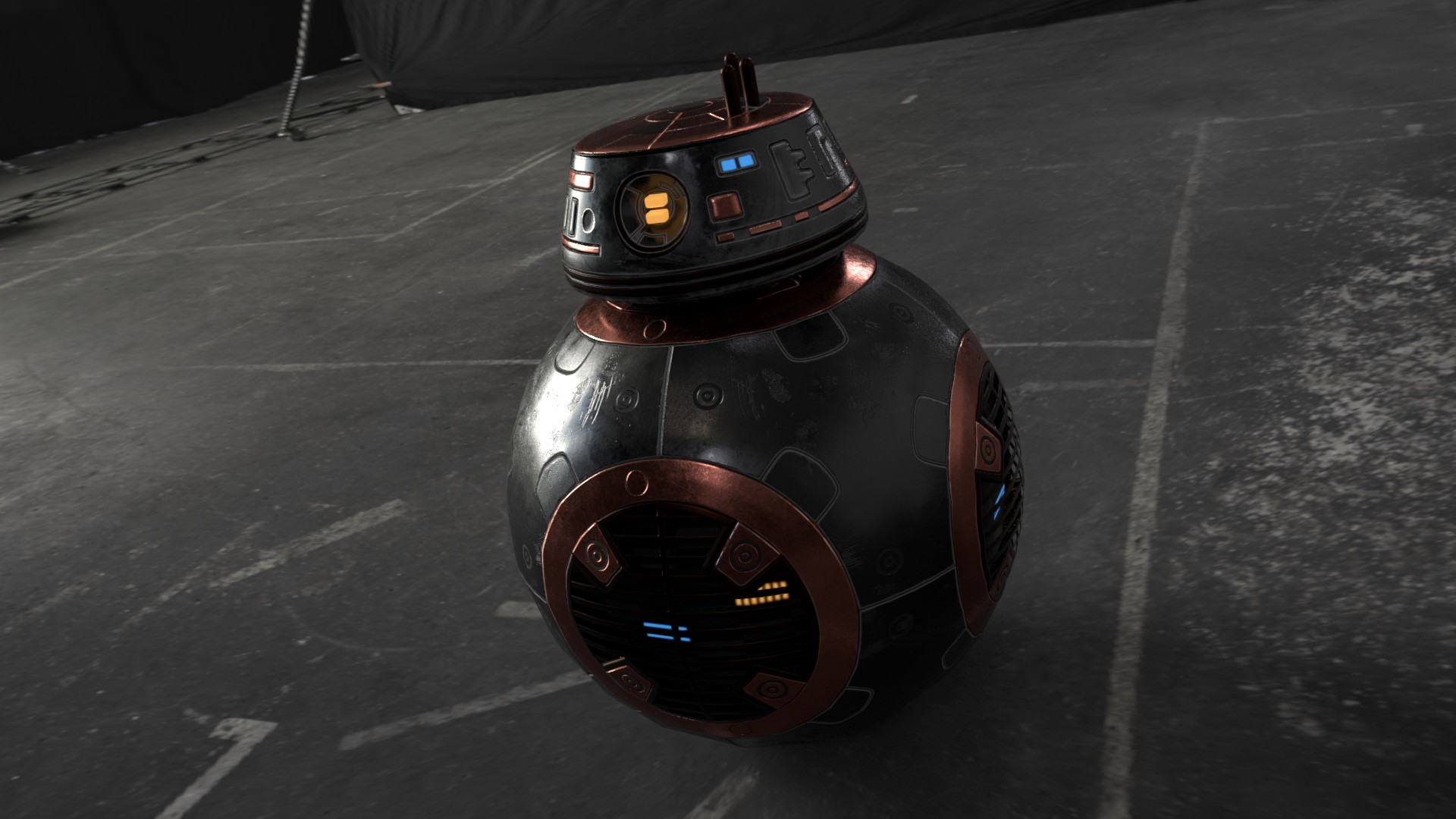 ArtStation - BB9E Droid Copper Version