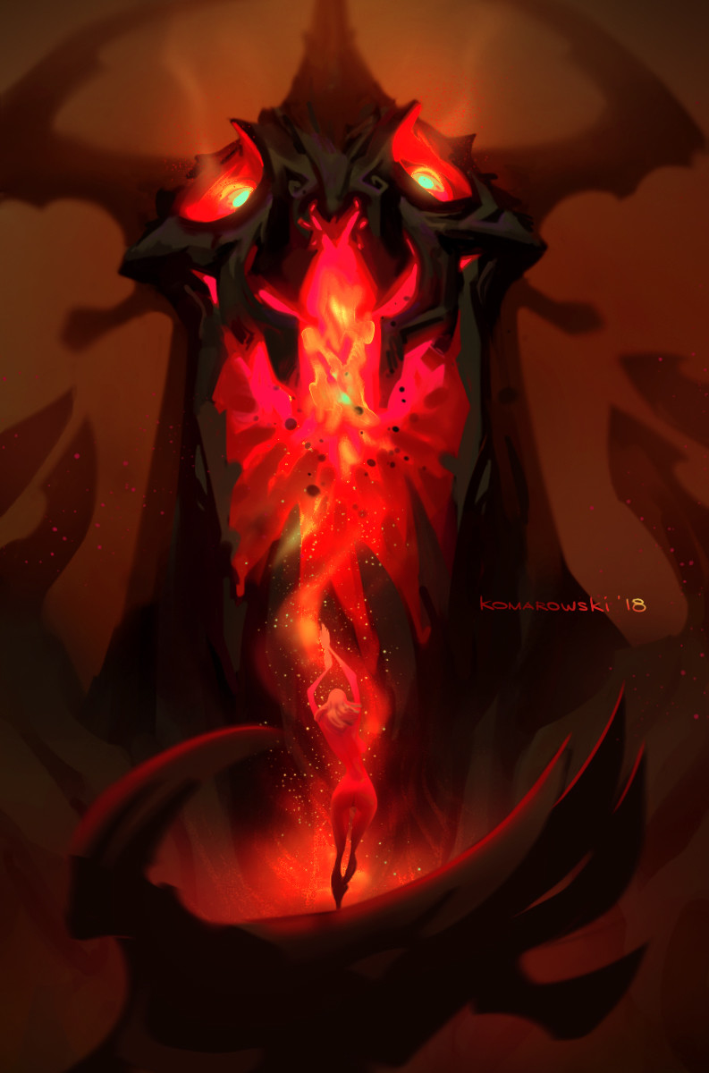 ArtStation - Невермор, Shadow Fiend