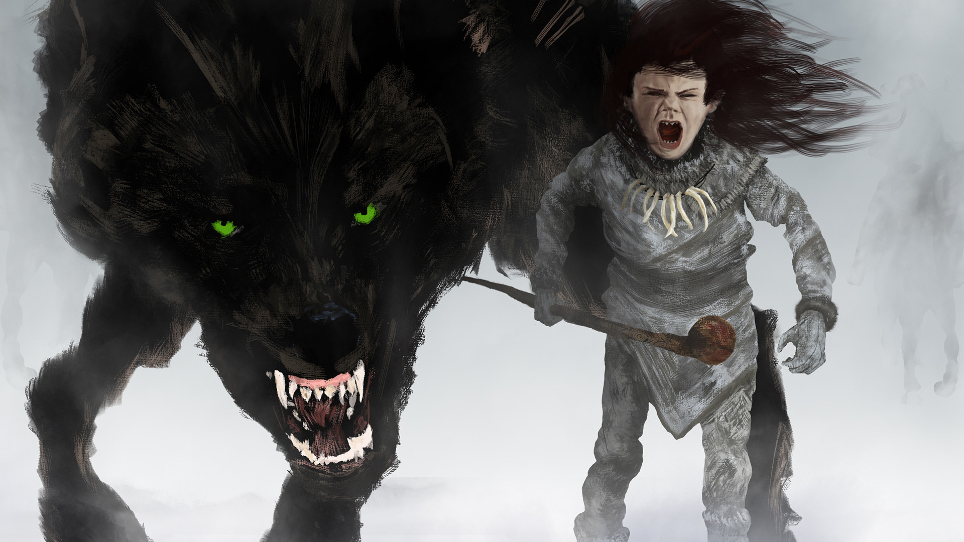 Rickon Stark And Shaggydog