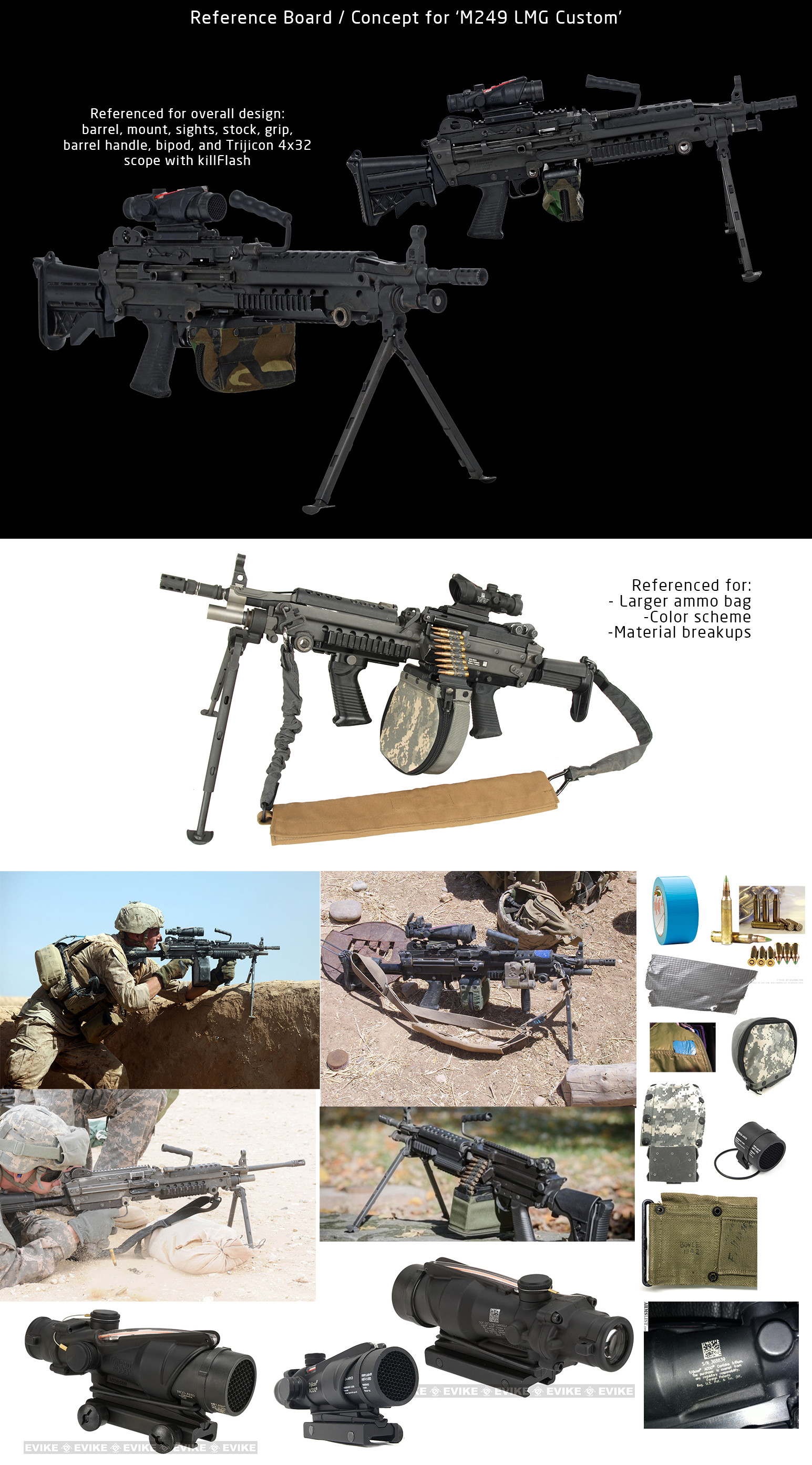 Lindsey Gunsallus - M249 LMG custom