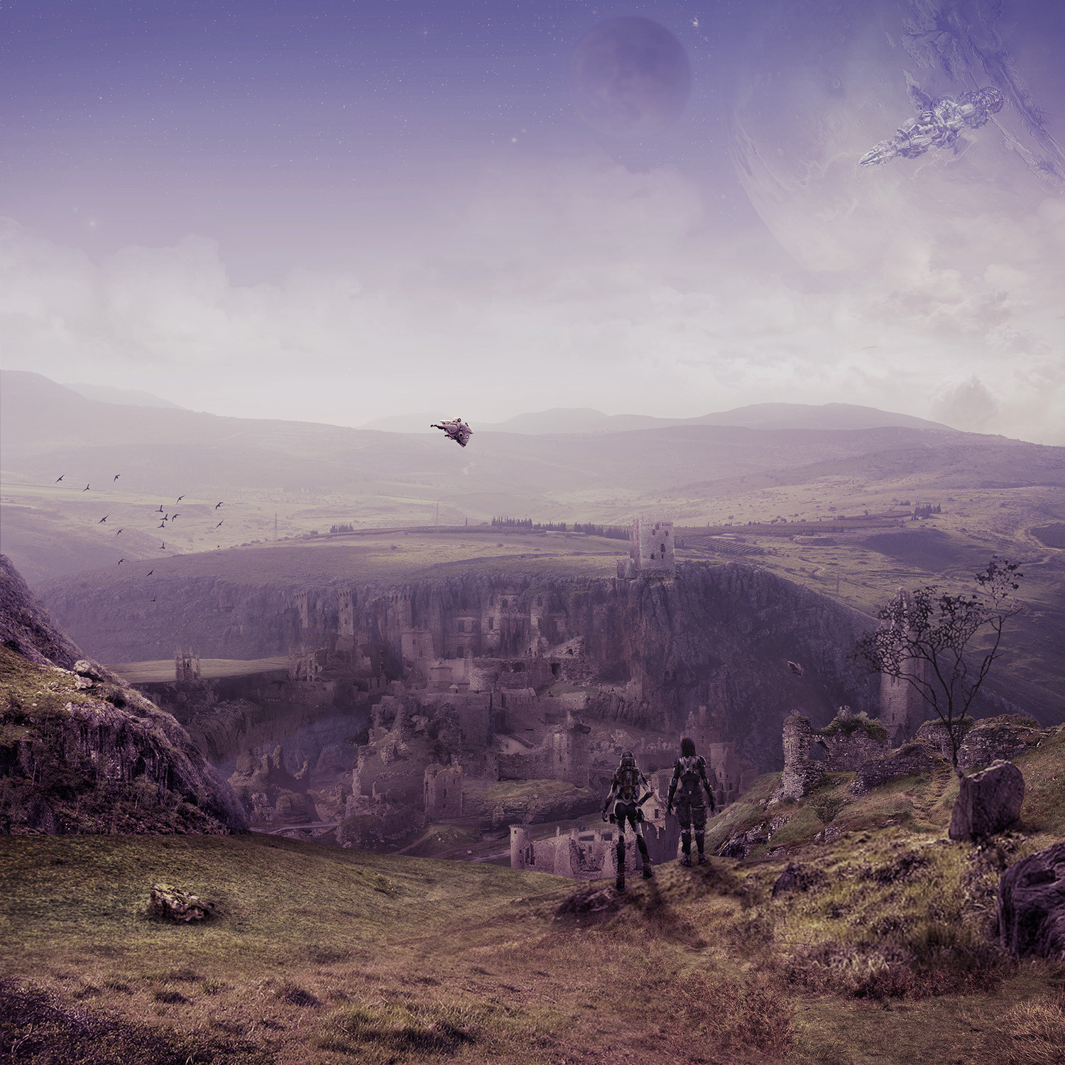 ArtStation - Flying drones