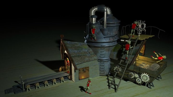 ArtStation - 3D Game Model Set