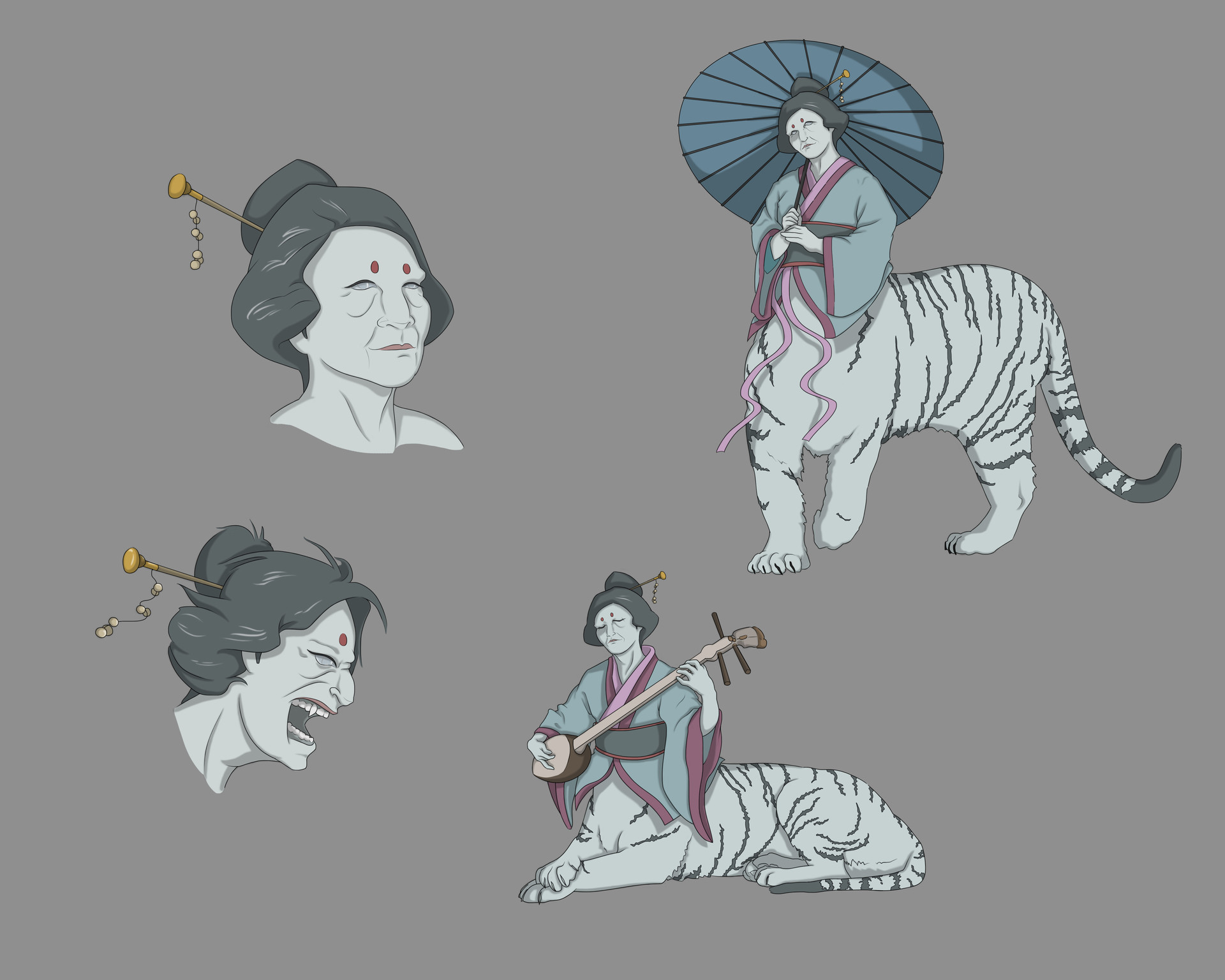 ArtStation - Ancient Guardian White Tiger