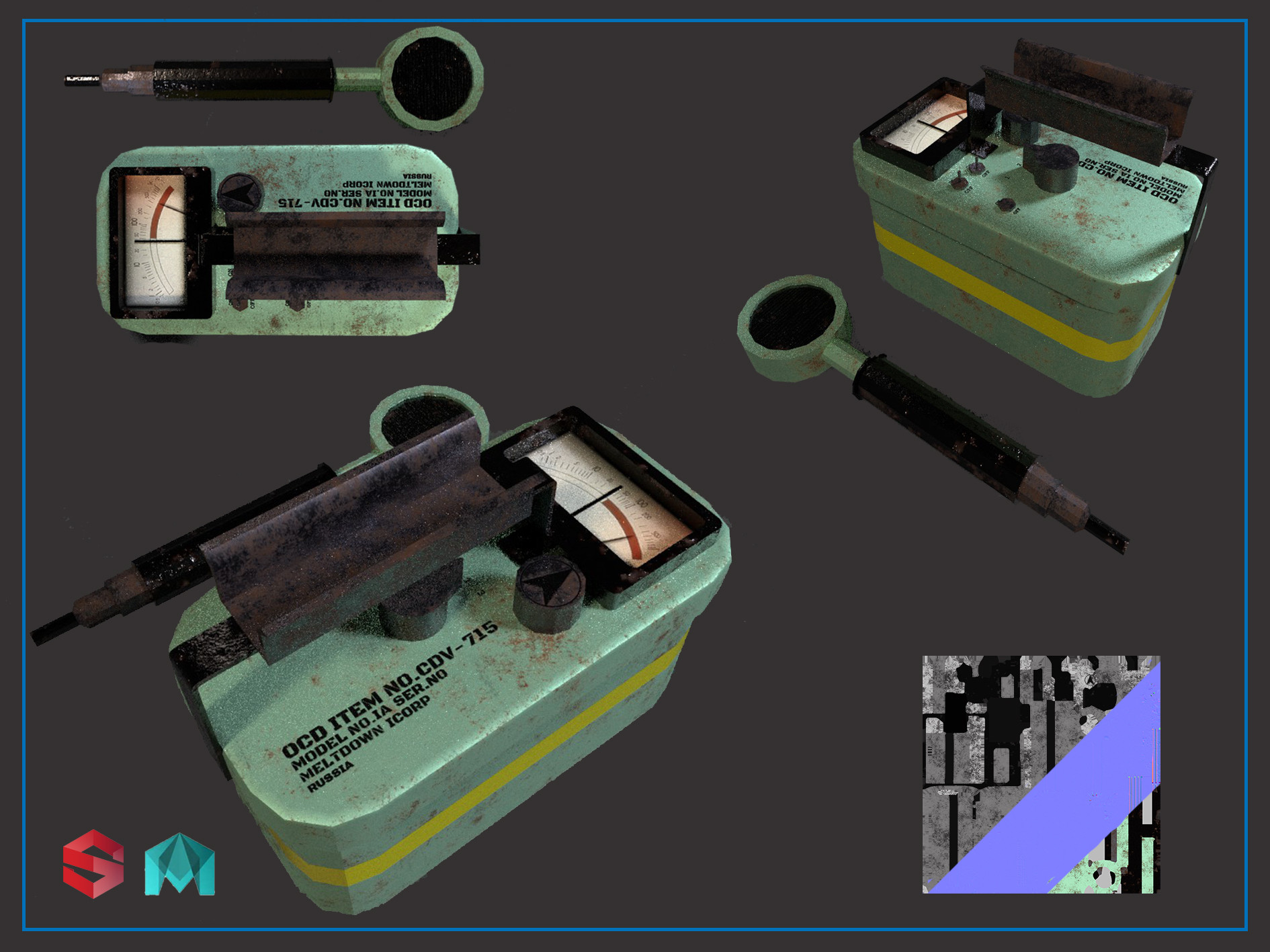 ArtStation - Geiger counter