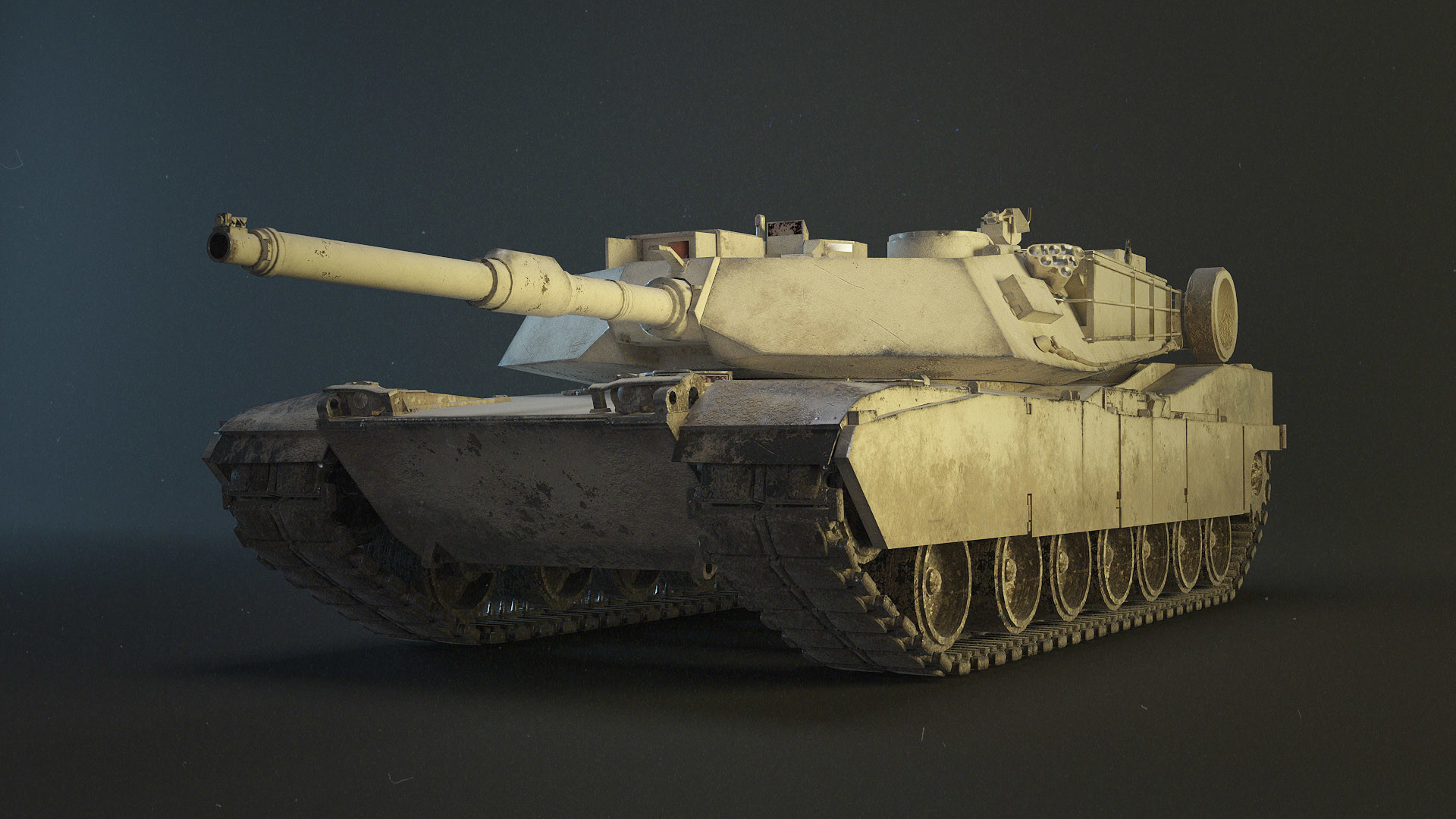 ArtStation - M1 Abrams battle tank texturing
