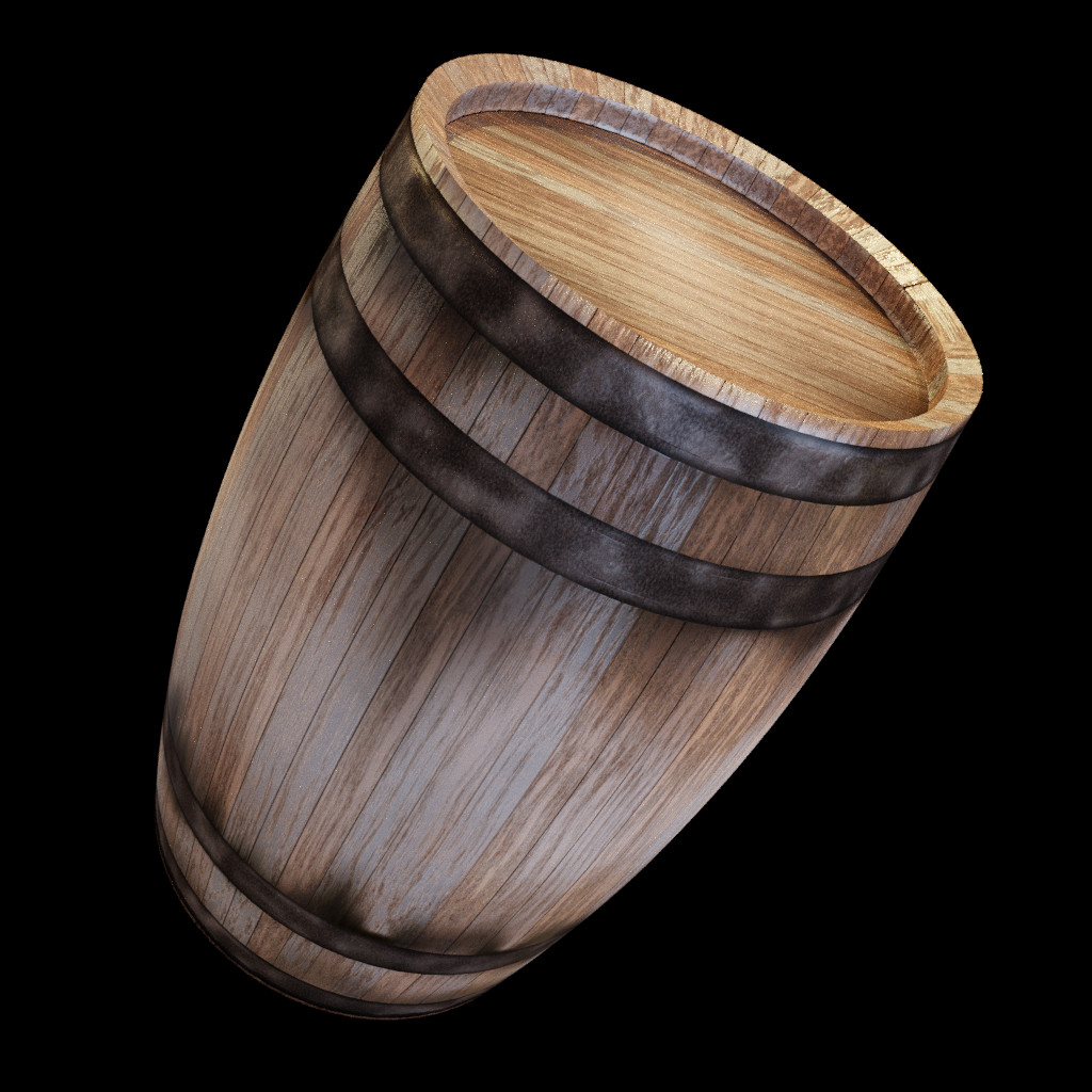 ArtStation - In-game Barrel design for Trym Studios' "Seas of Fortune"