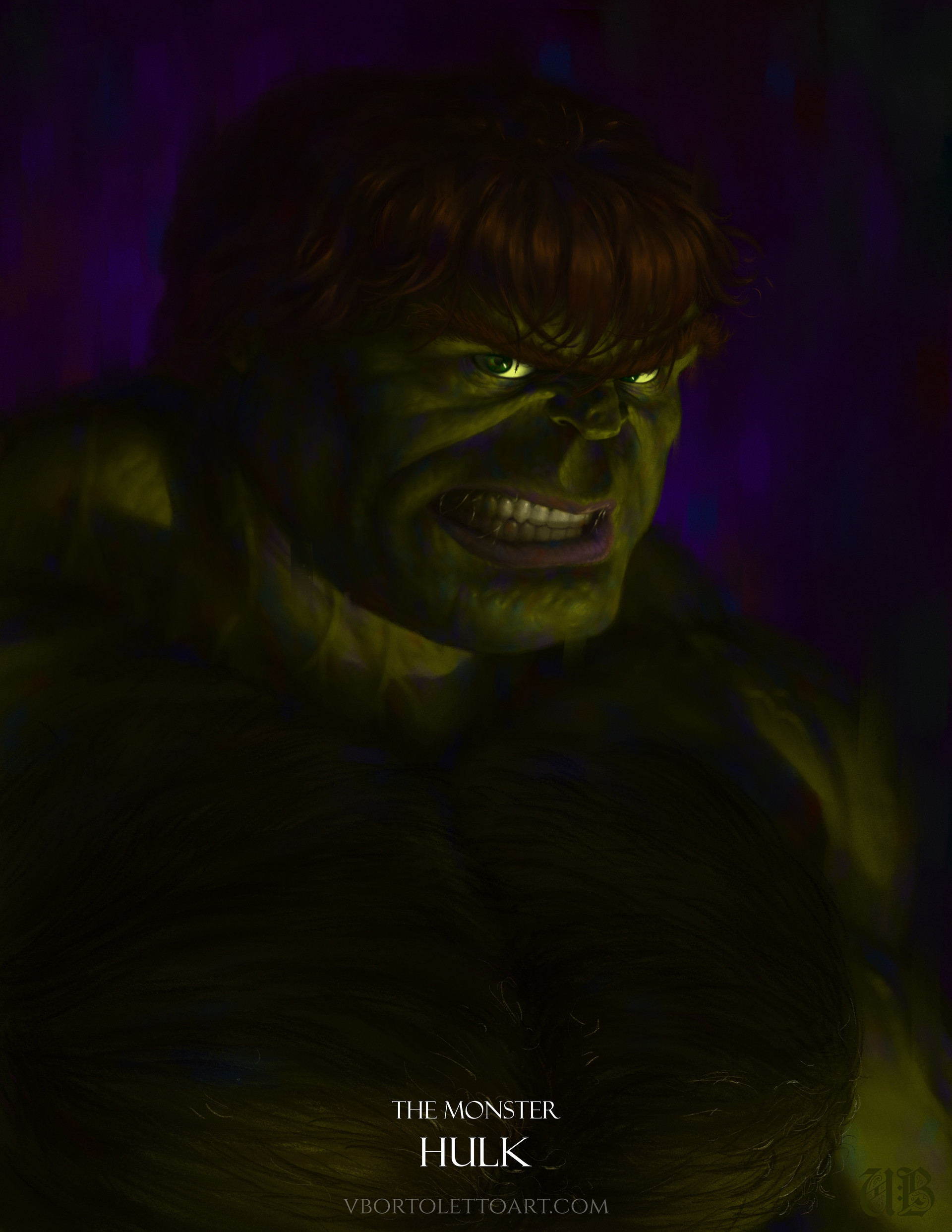 ArtStation - Hulk, the Monster - Vinicius Bortoletto