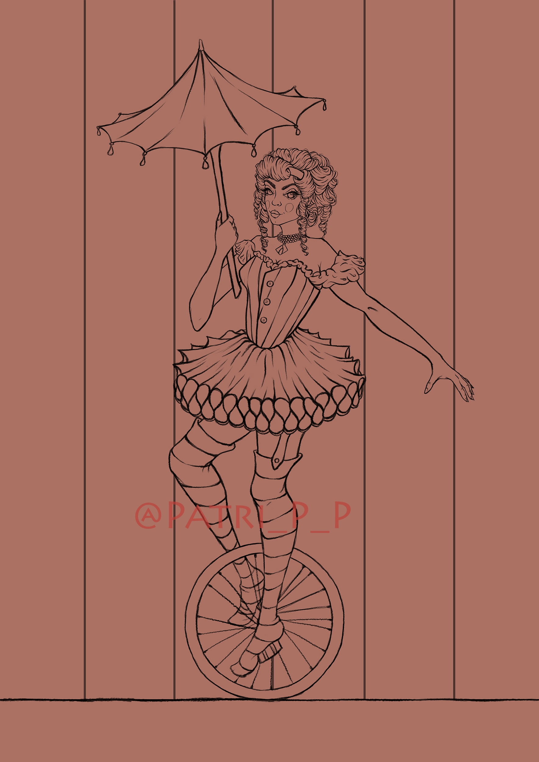 circus coloring book pages