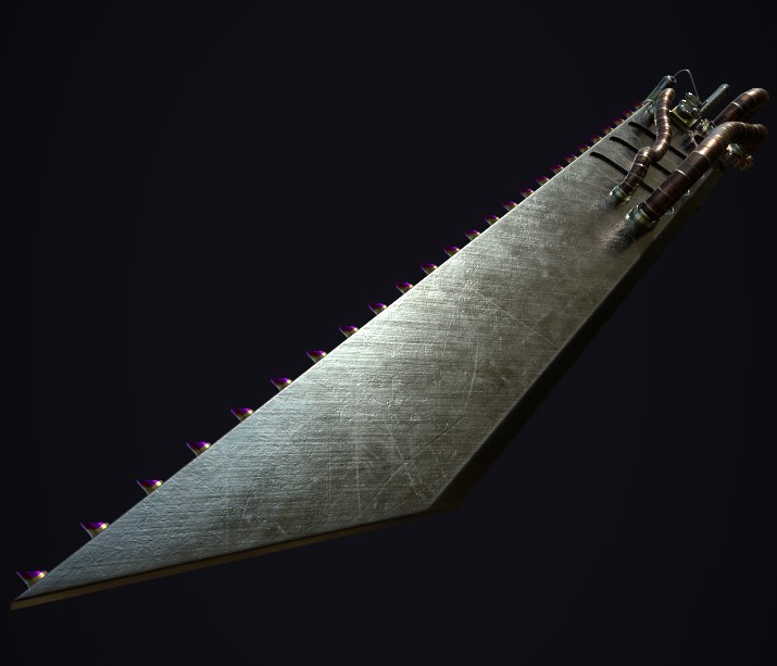 ArtStation - Steampunk Buster sword
