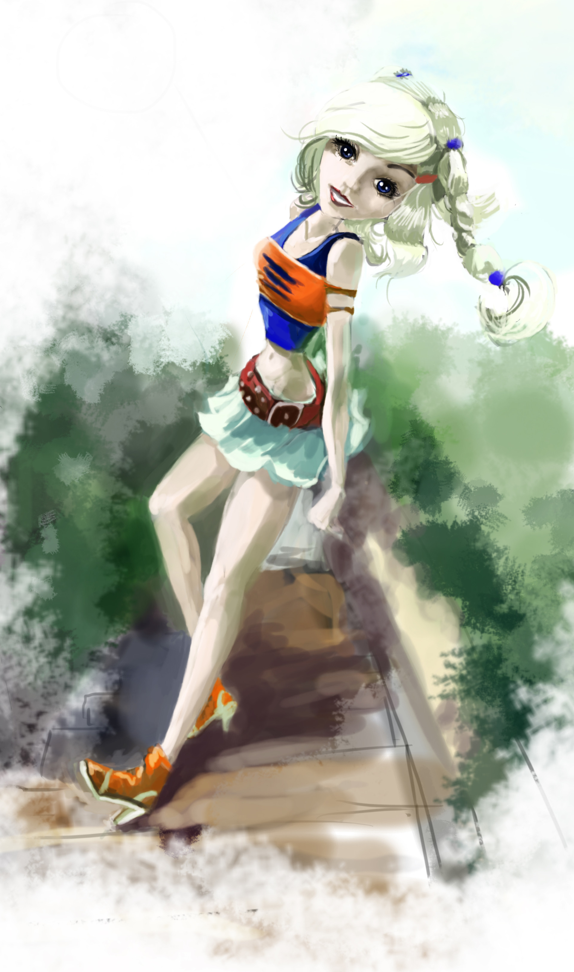 ArtStation - sketch girl