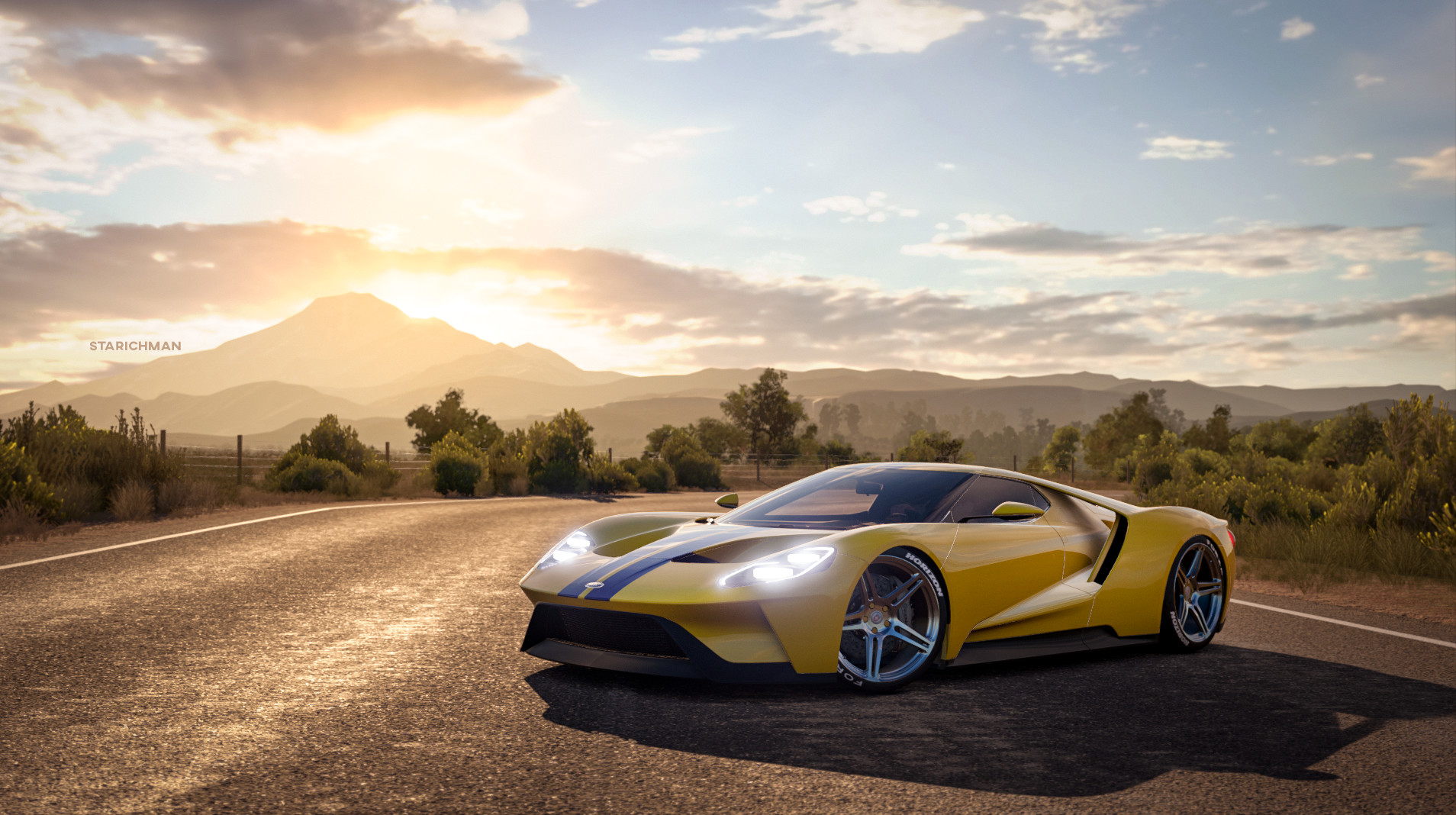 ArtStation - 2018 Ford GT