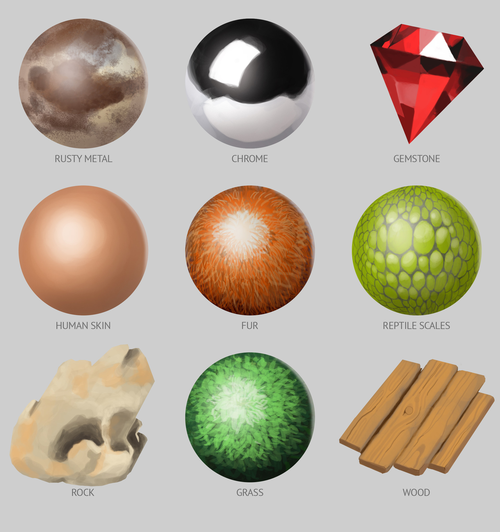 ArtStation - Material Study