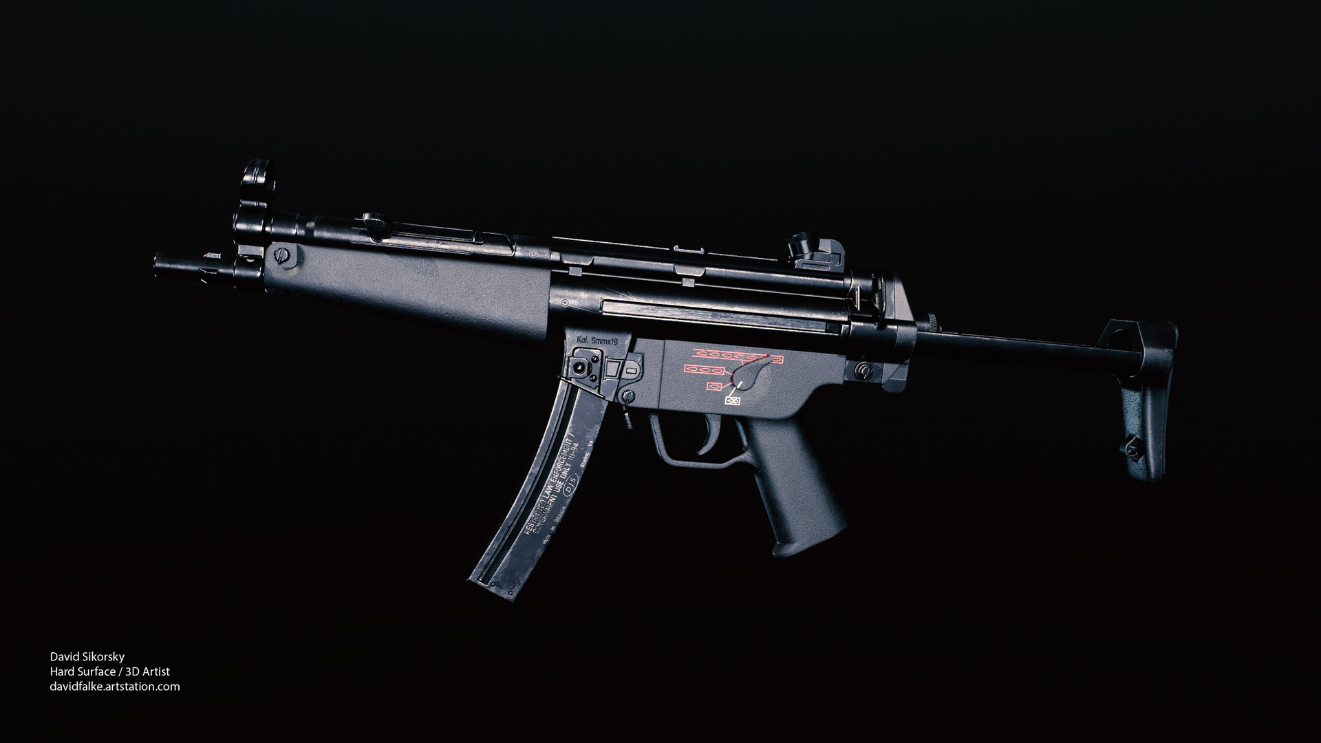 ArtStation - Modular MP5 - GameAsset