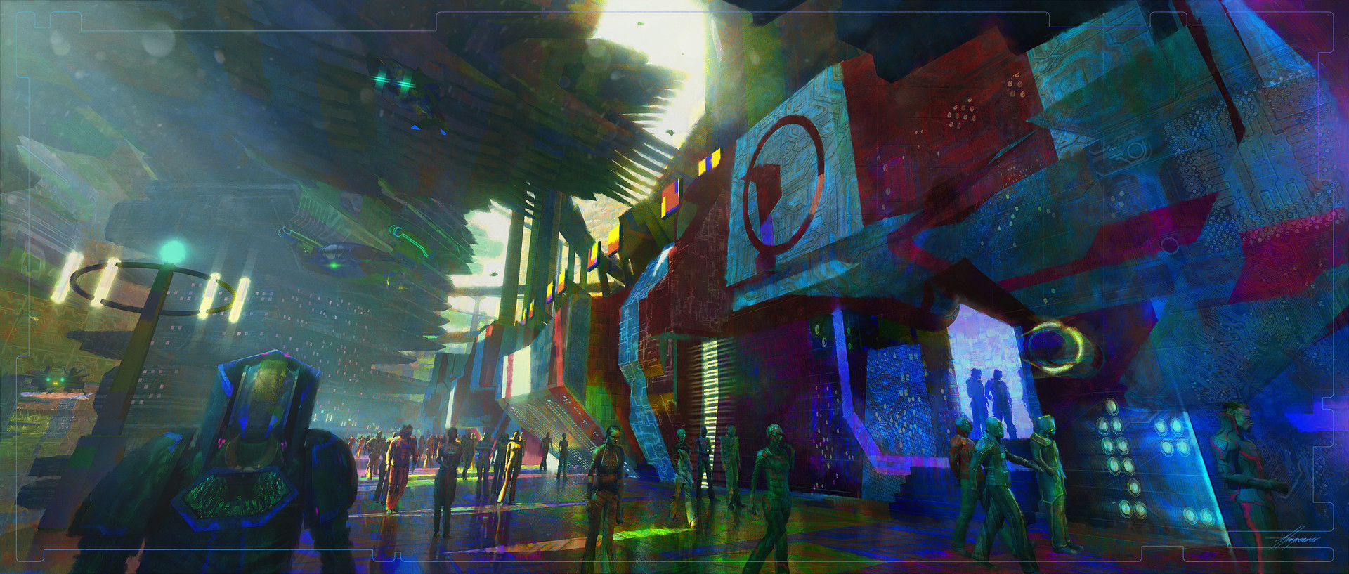 ArtStation - Thor: Ragnarok Sakaar street level