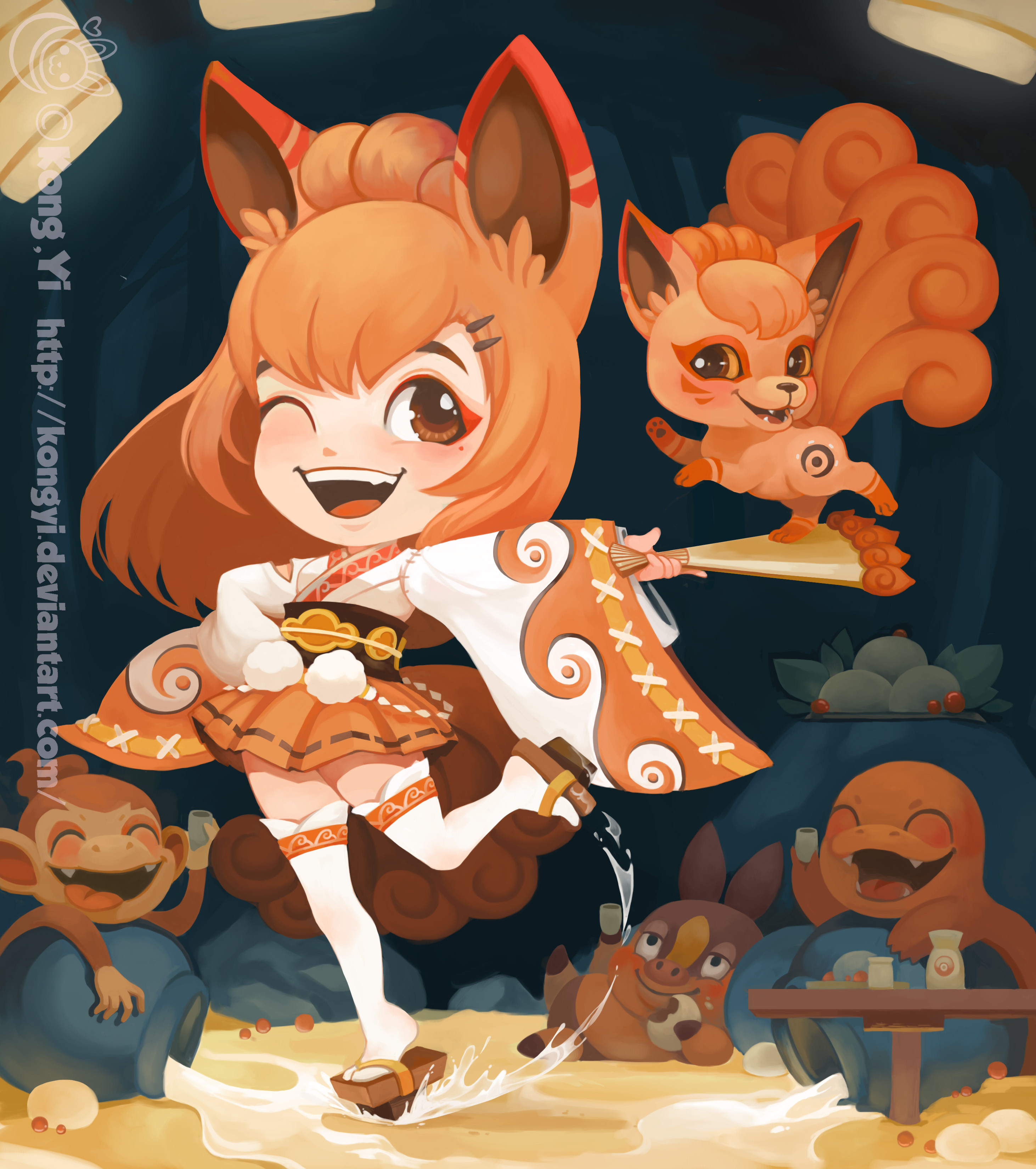 vulpix gijinka