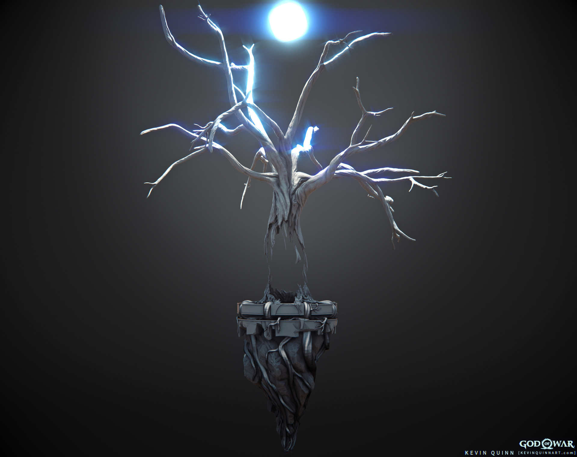 Kevin Quinn: Portfolio - God of War (2018) - Realm Travel Room Renders