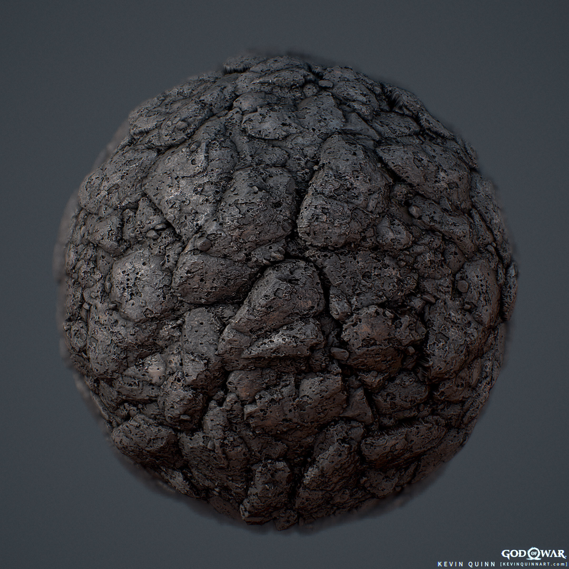 Kevin Quinn: Portfolio - God of War (2018) - Shader Balls