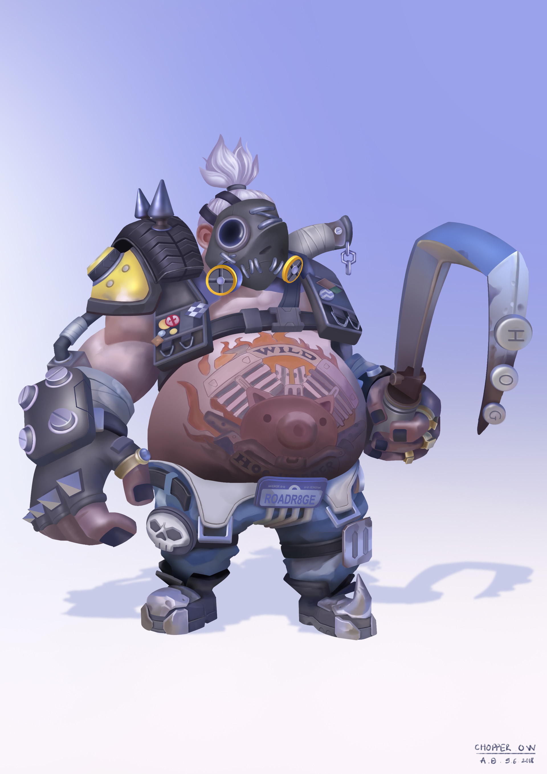 ArtStation - Fanart-Chopper-OverWatch