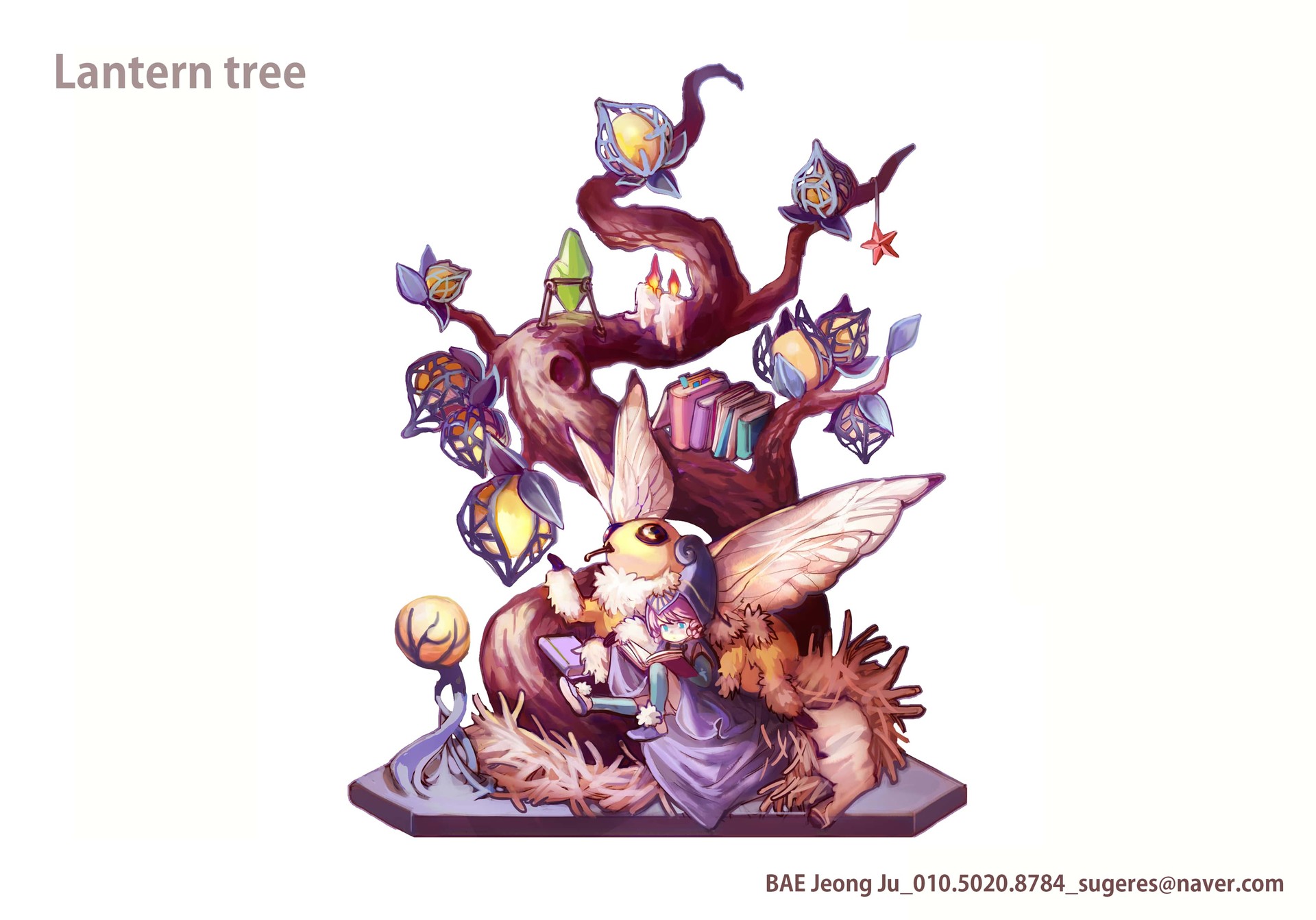 ArtStation - Latern tree
