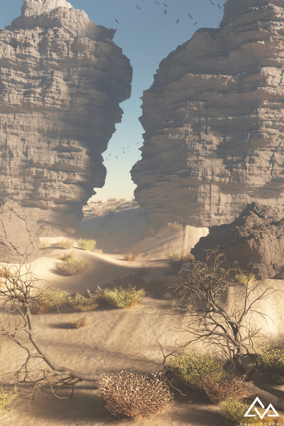 ArtStation - Desert Rock