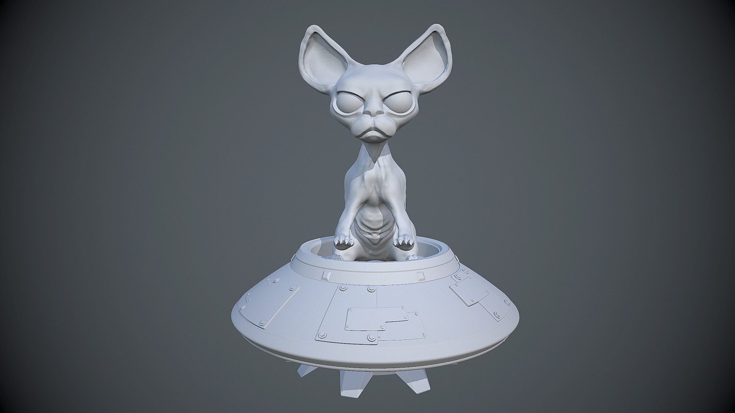 evil alien cat cartoon