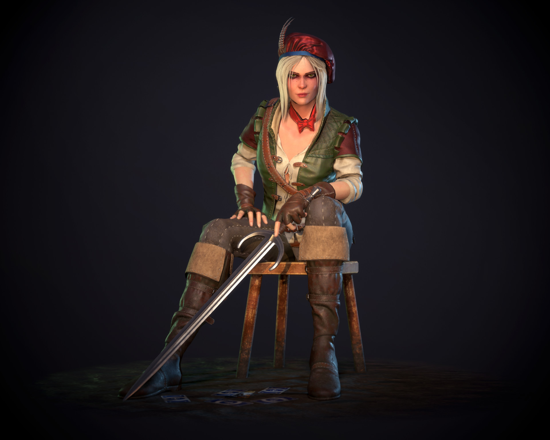 Ellie Oliver - Gibson - Falka of The Rats (Teenage Ciri)