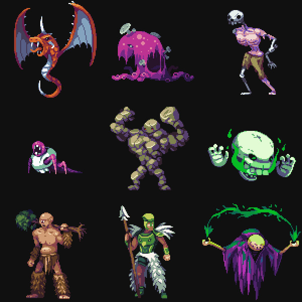 ArtStation - Some random RPG monsters