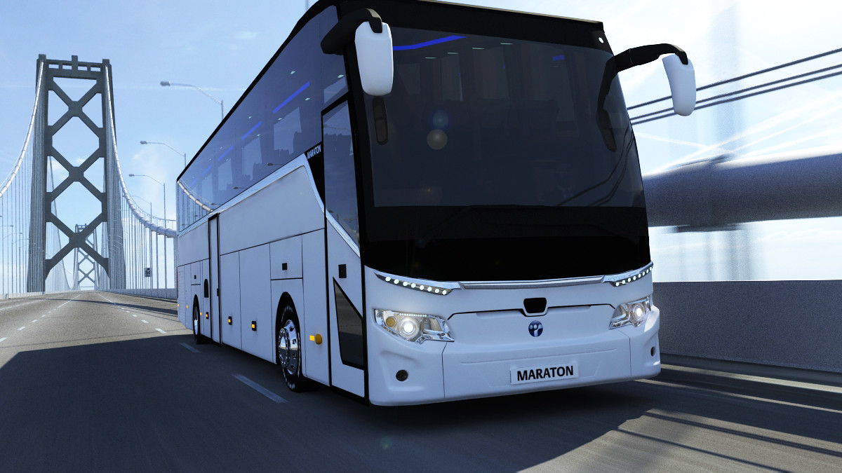 ArtStation - Temsa Maraton Bus Model