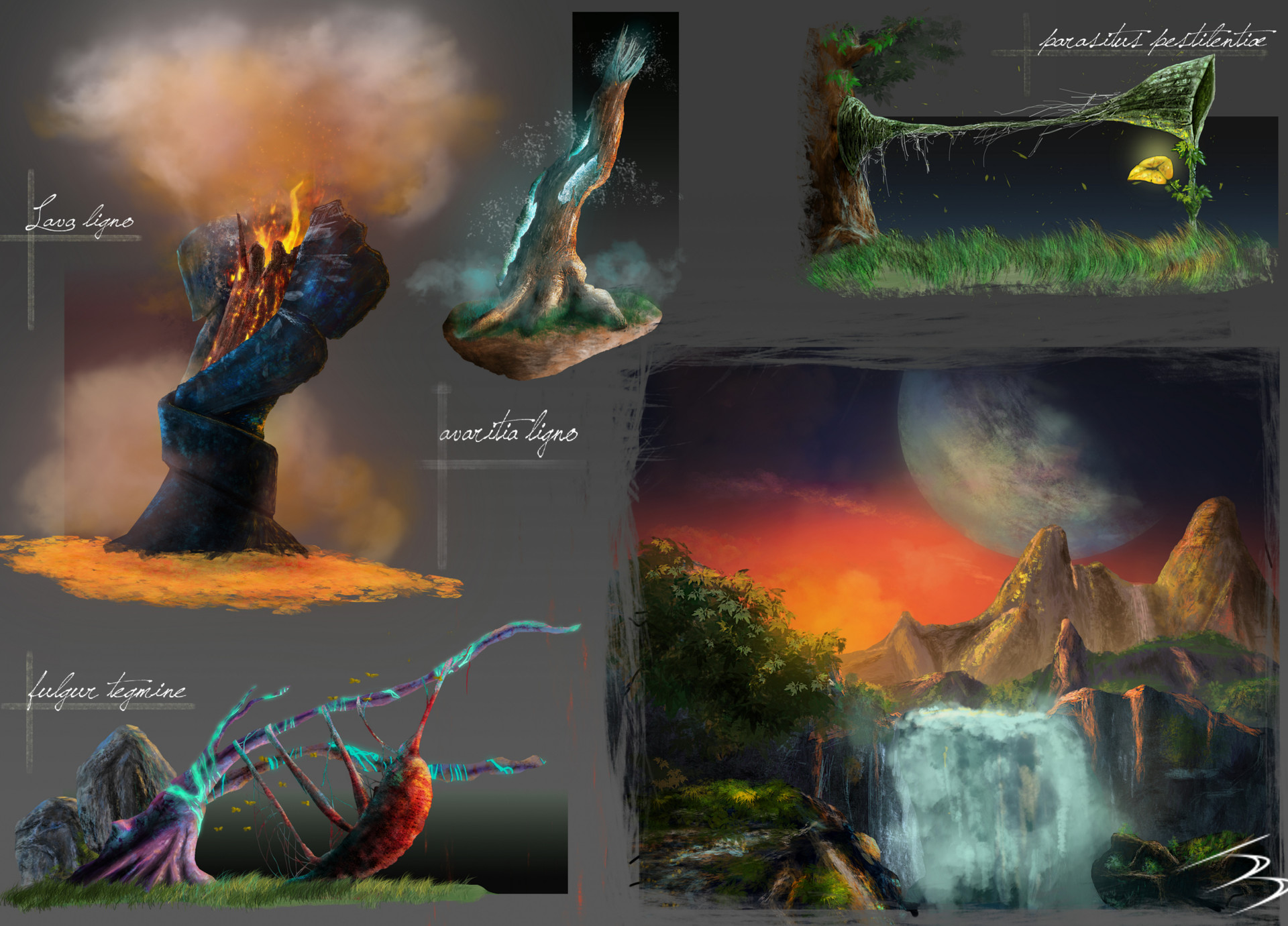 ArtStation - Sci Fi Plants