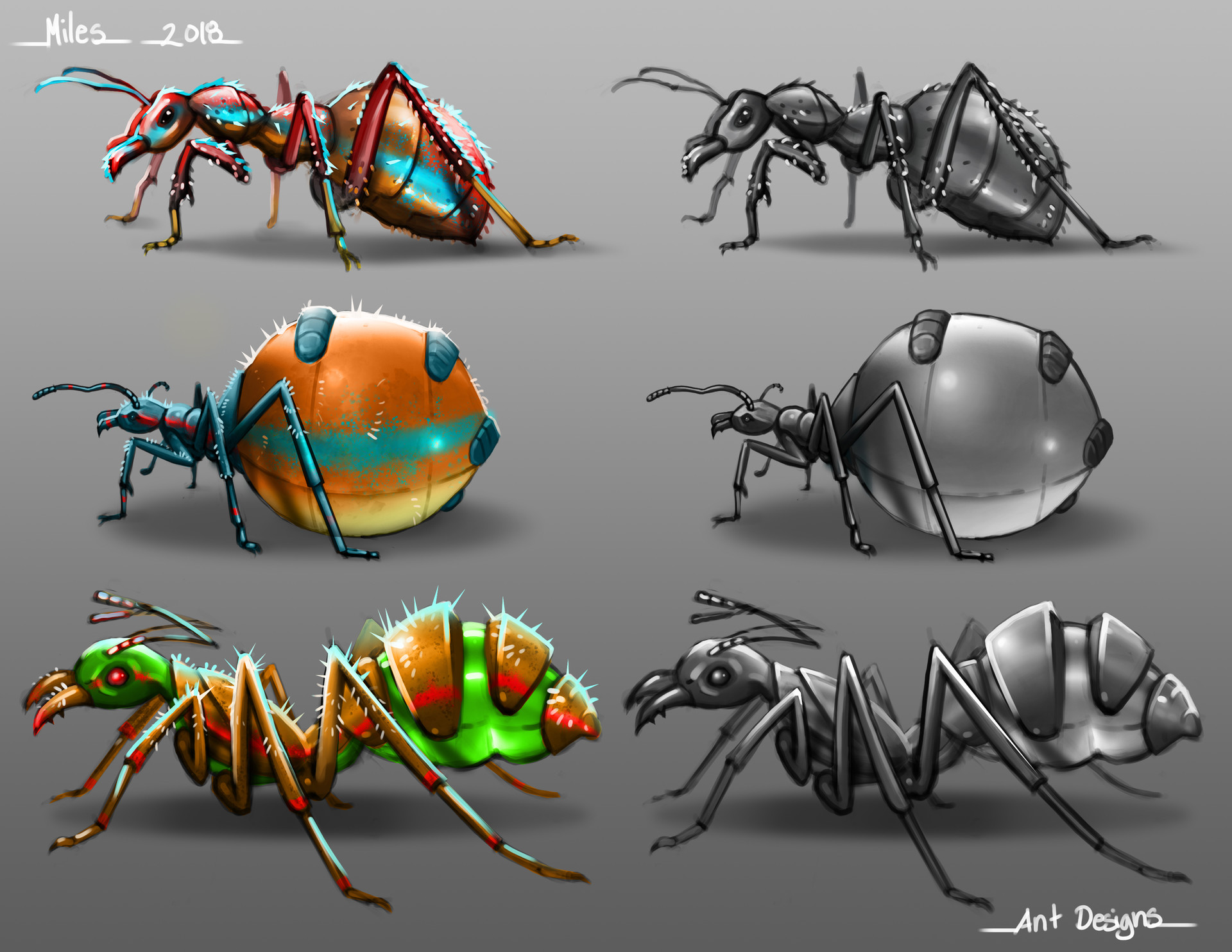 ArtStation - Ant Creature Designs Part 1