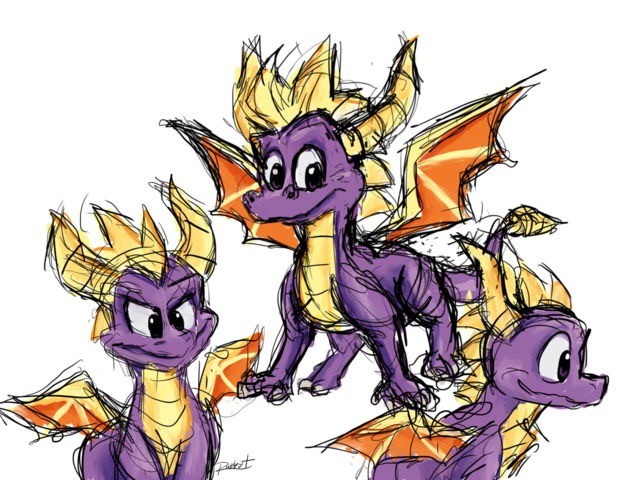 ArtStation - Spyro Sketches