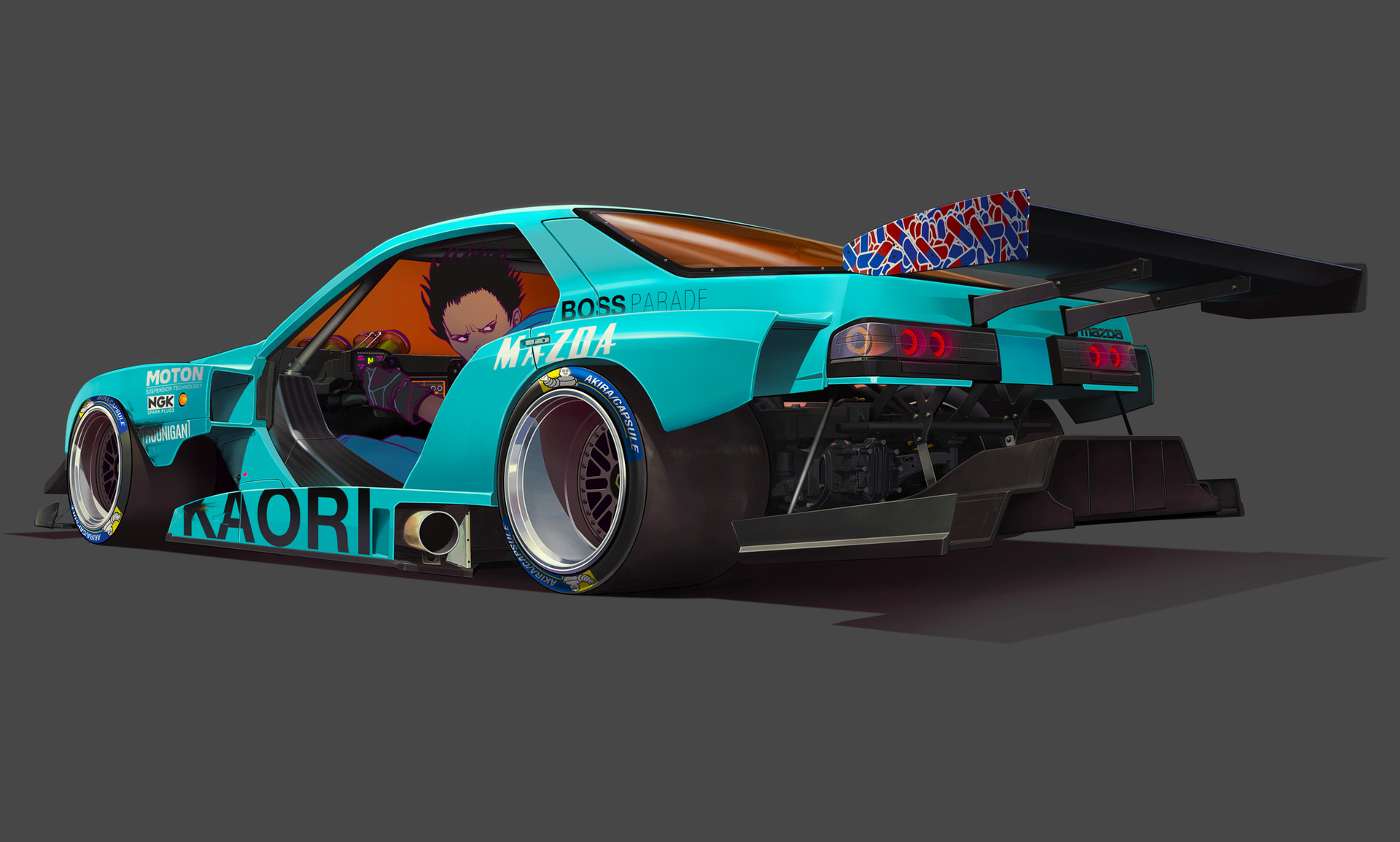 Tetsuo Shima's RX7 : r/Cyberpunk