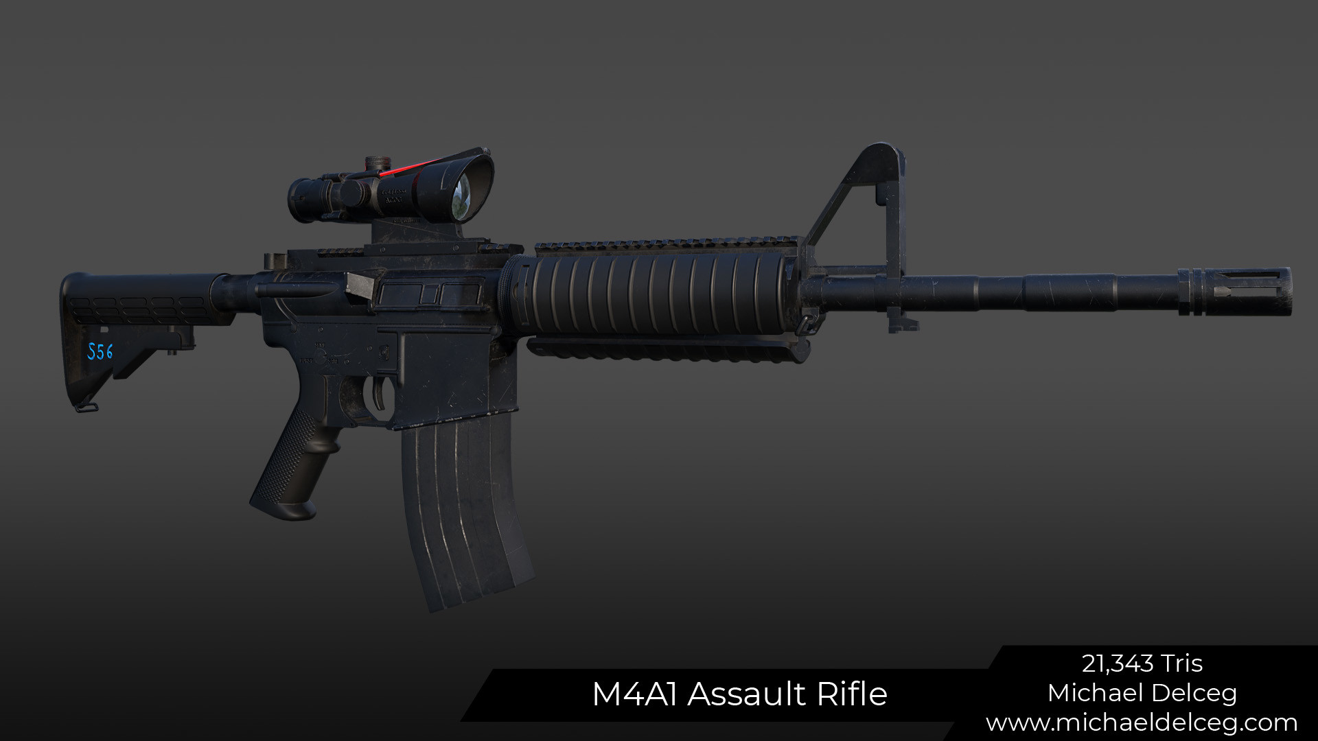 ArtStation - M4A1 Assault Rifle