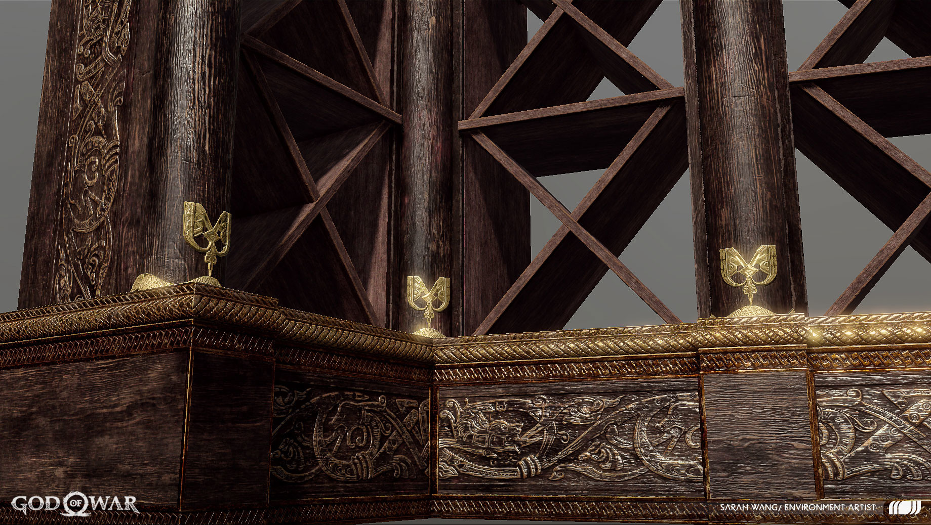 sarah wang - Odin's Library Scroll Shelf